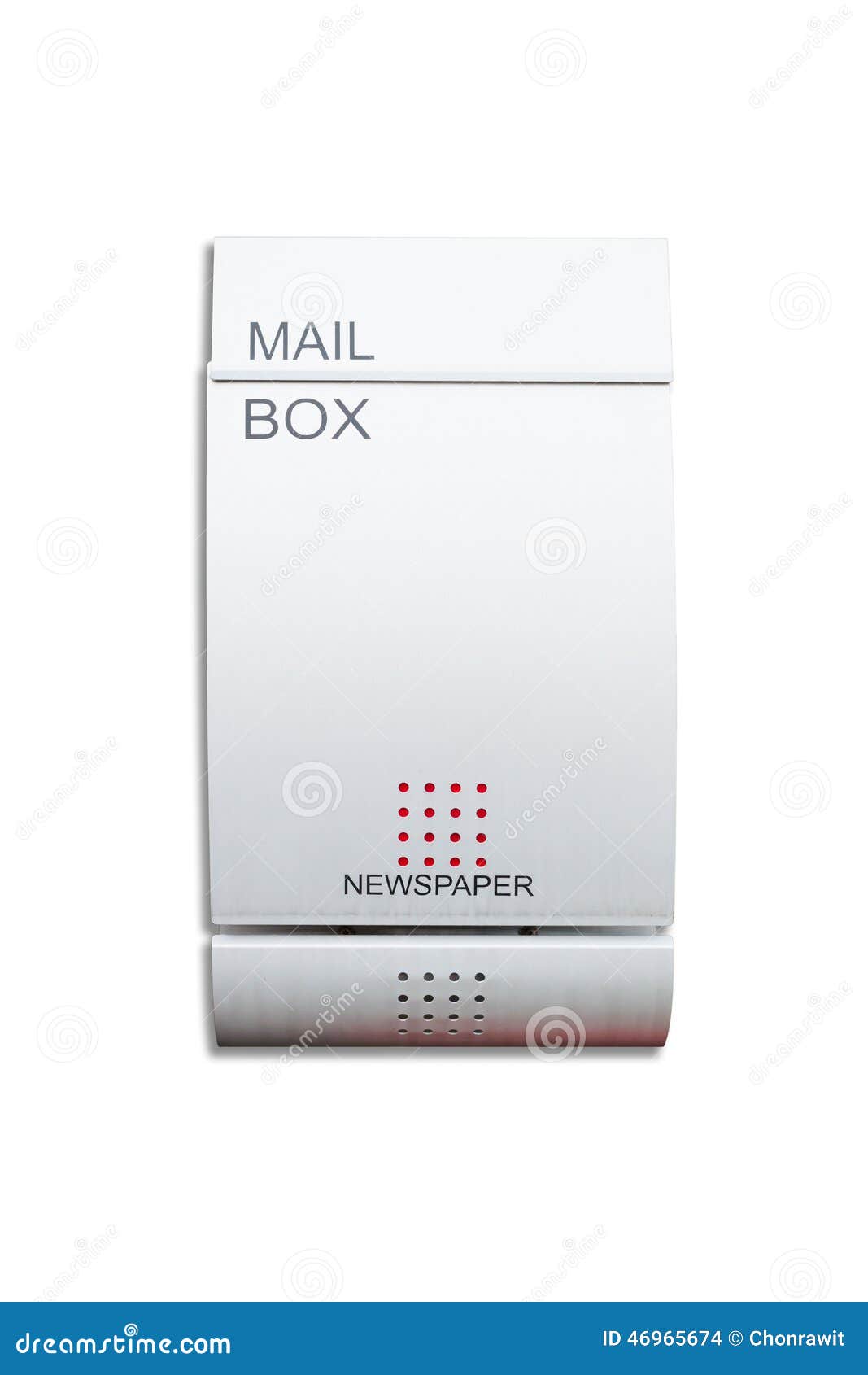 Mail box in front stock photo. Image of modern, path - 46965674