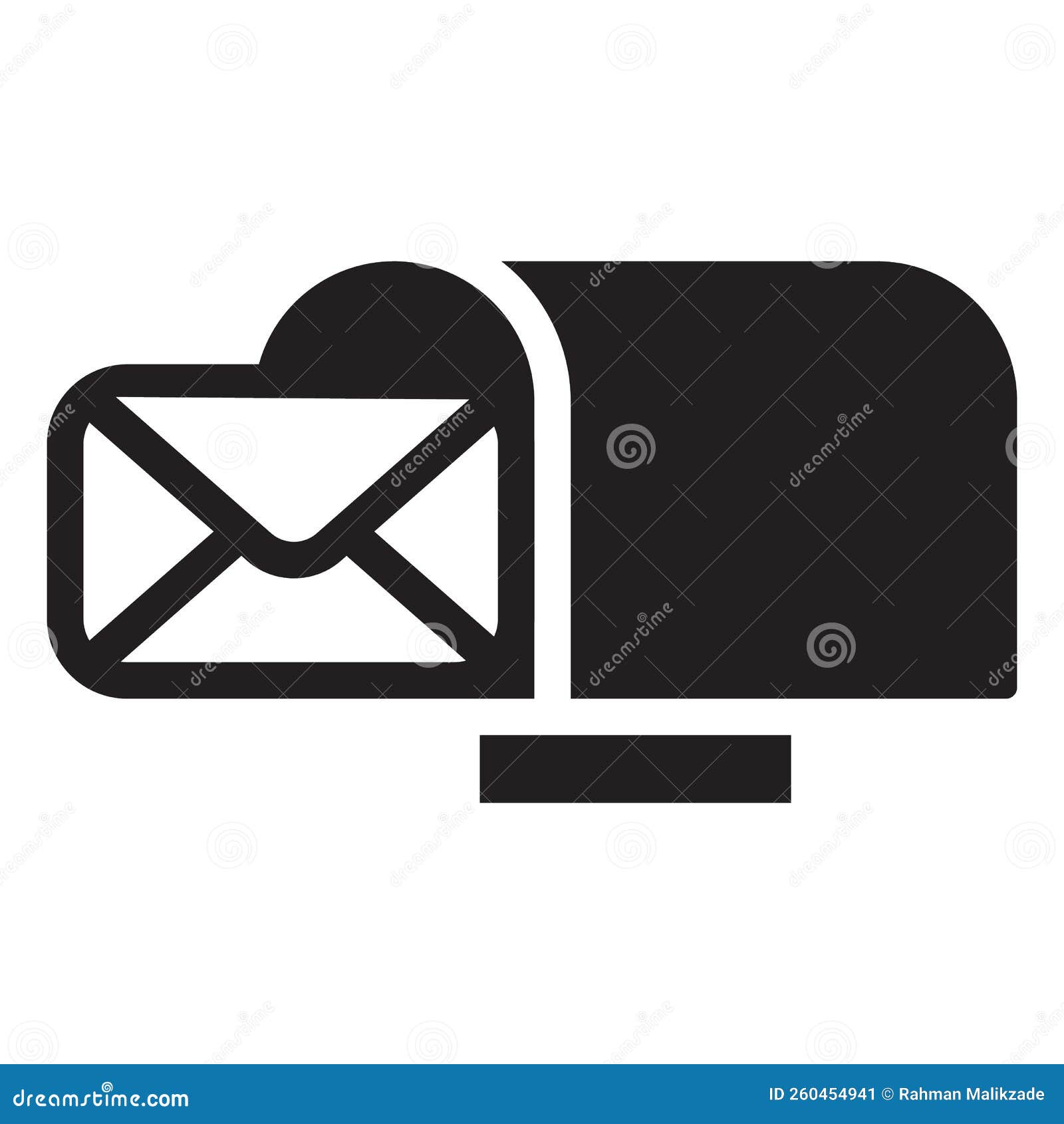 Mail Box Icon. Post Office, Mailbox Vector Illustration Stock Vector ...