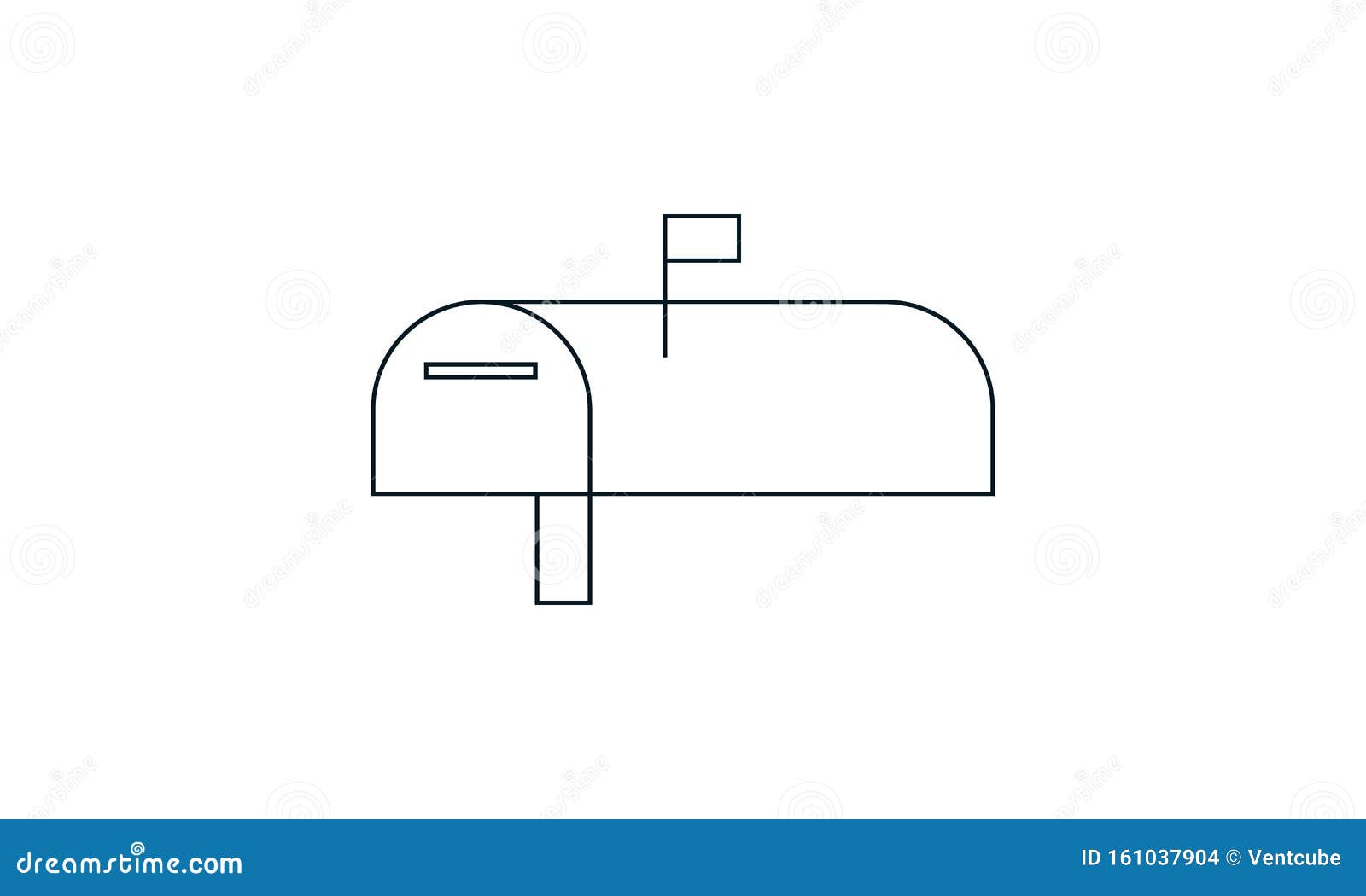 Box, Letter, Mail, Mailbox, Post Icon Stock Illustration - Illustration ...