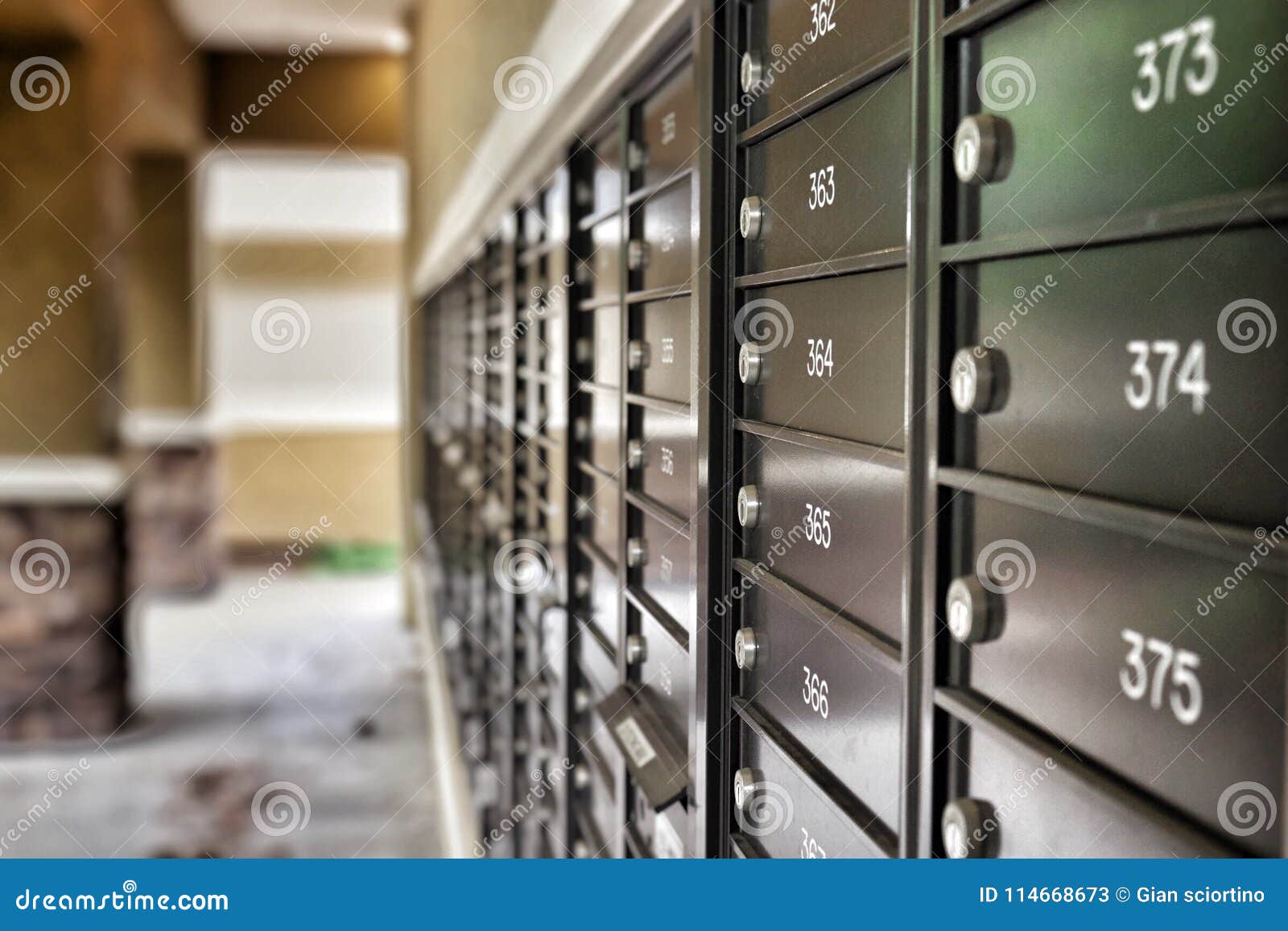 Mail box stock image. Image of mail, locker, maroon - 114668673