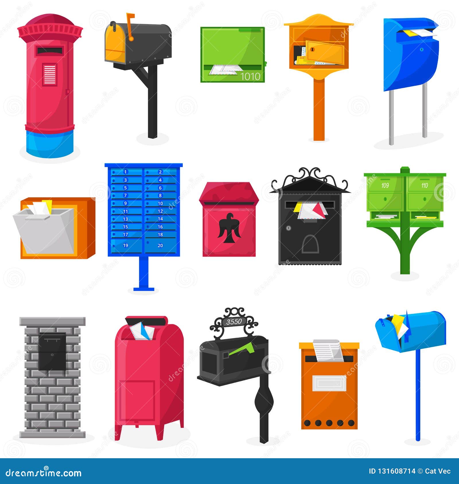 Mailbox Box Stock Illustrations – 12,550 Mailbox Box Stock ...