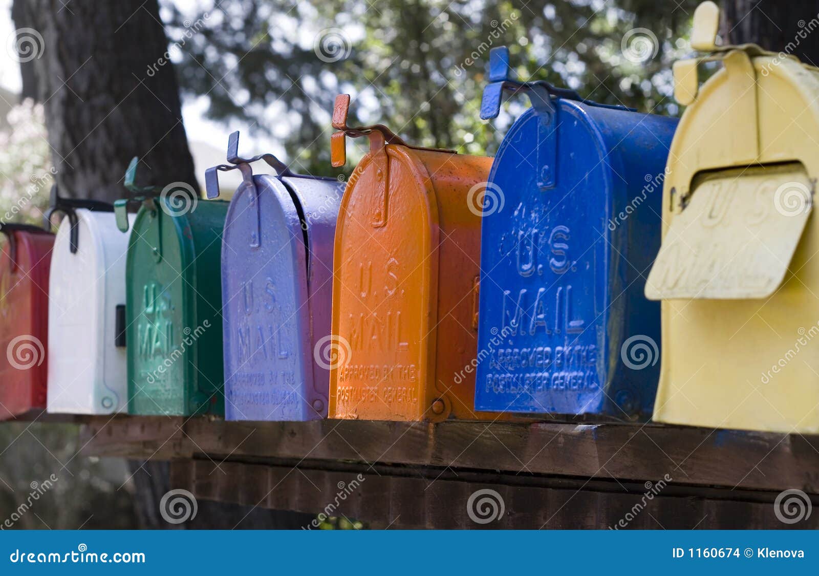 Mail boxes stock photo. Image of service, mail, parcel - 1160674