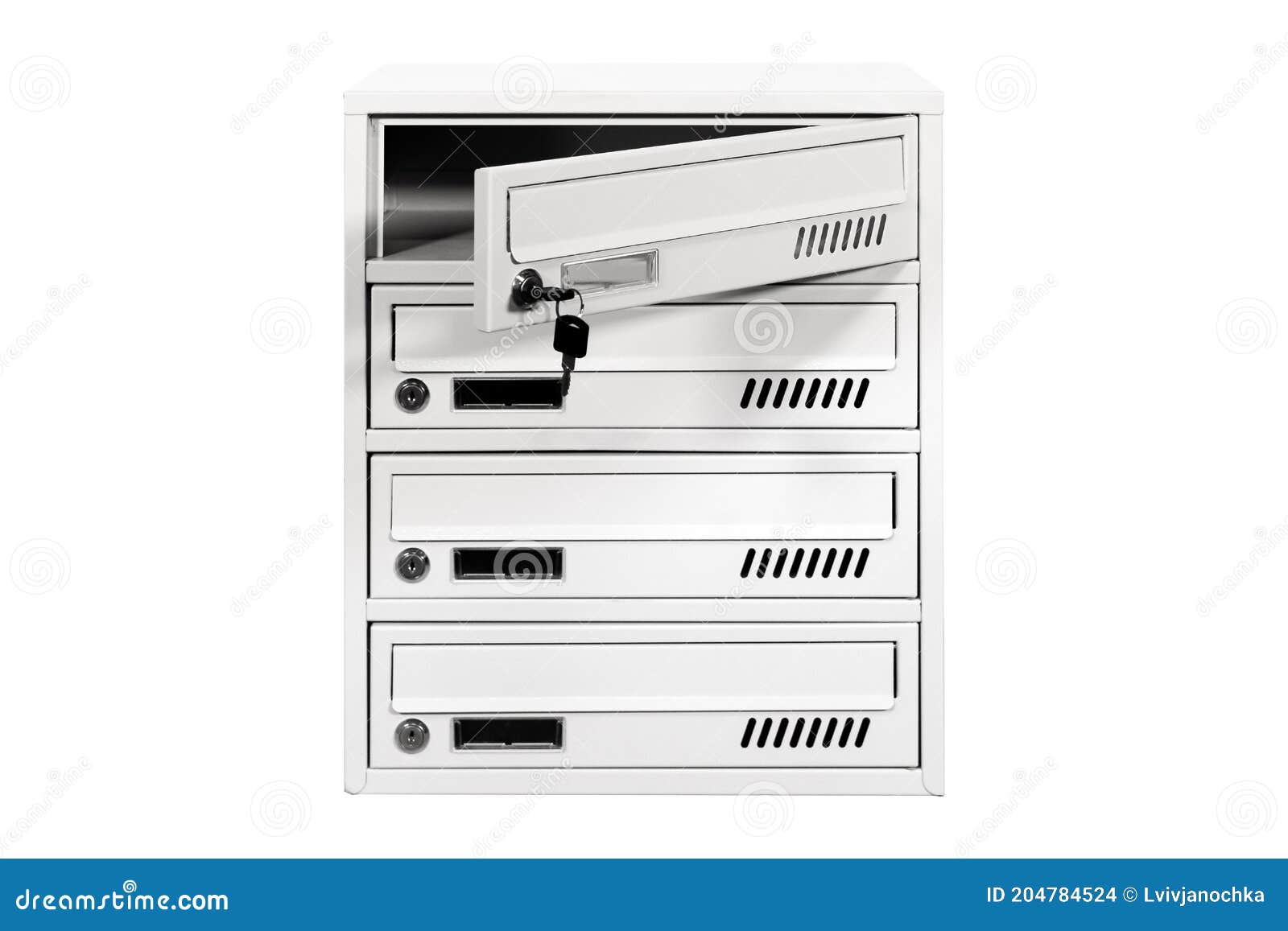 Mail Boxes Filled of Leaflets and Letters. Shallow DOF,Mailboxes and ...