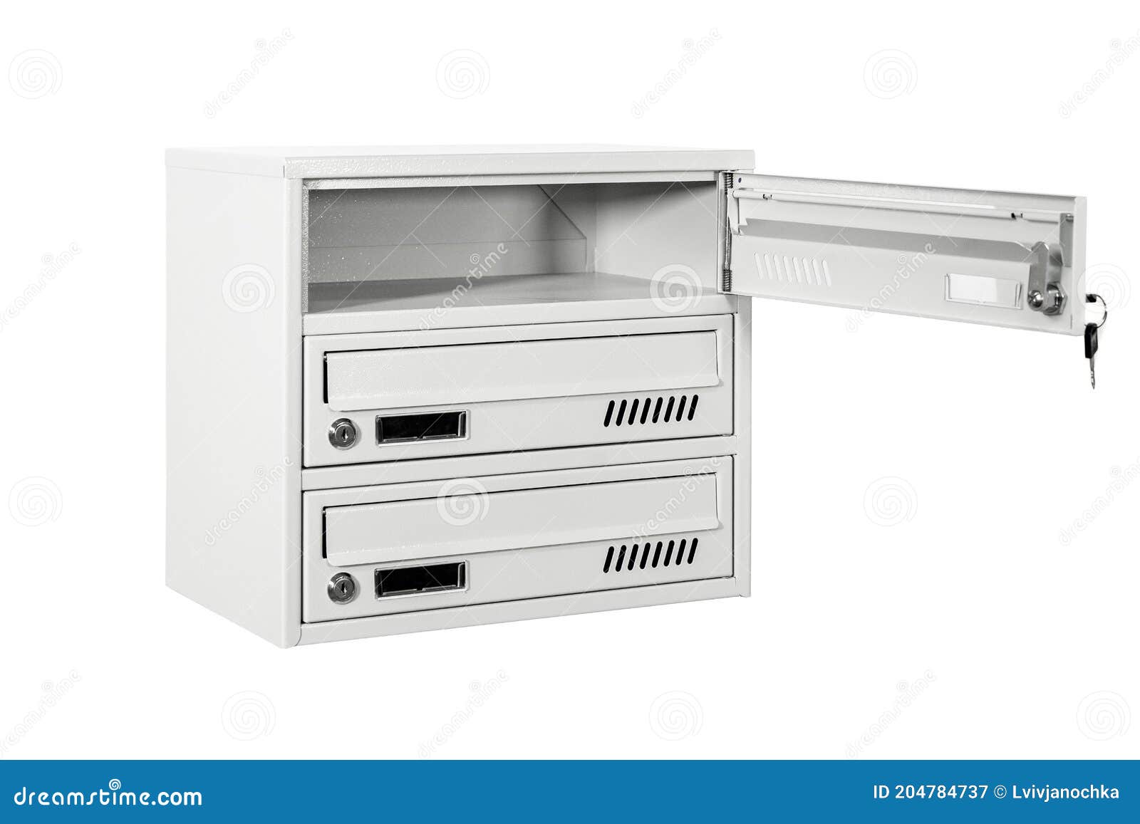 Mail Boxes Filled of Leaflets and Letters. Shallow DOF,Mailboxes and ...