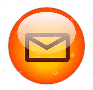 Mail Button stock illustration. Illustration of symbol - 4181886