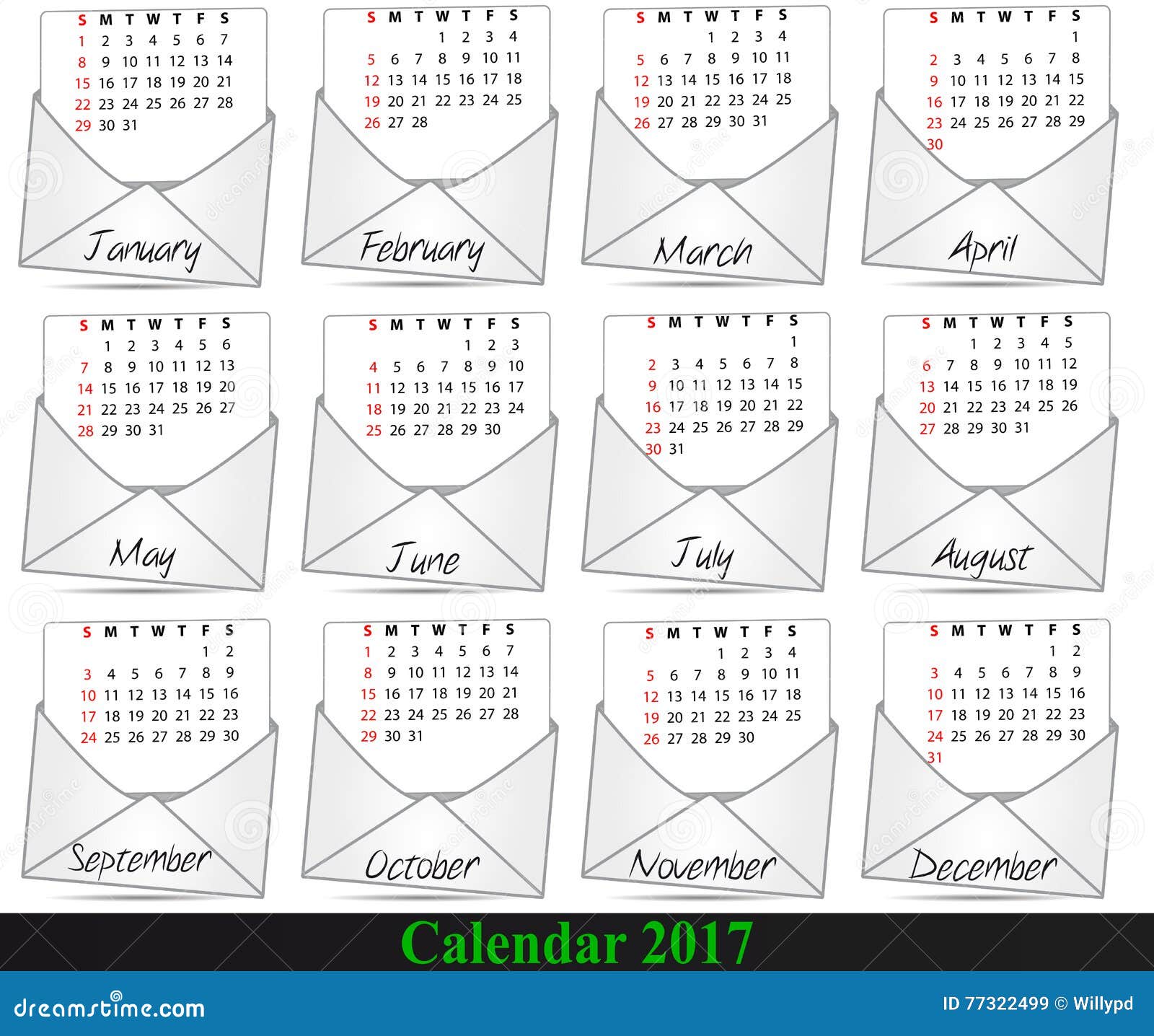 Set Of New Mail, Calendar And Diagram Chart Line Icons. For Design ...