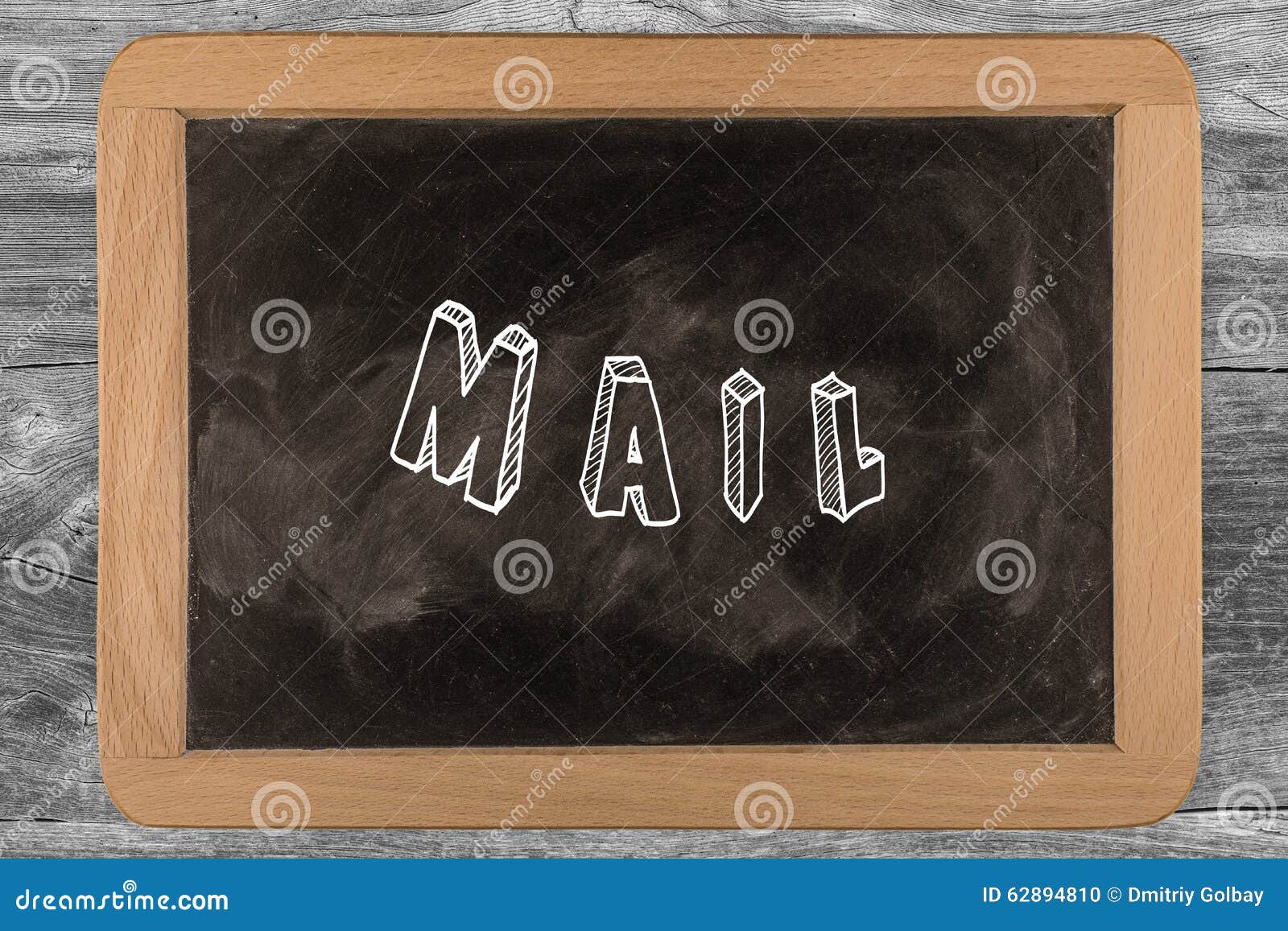 Mail - chalkboard stock photo. Image of black, drawing - 62894810