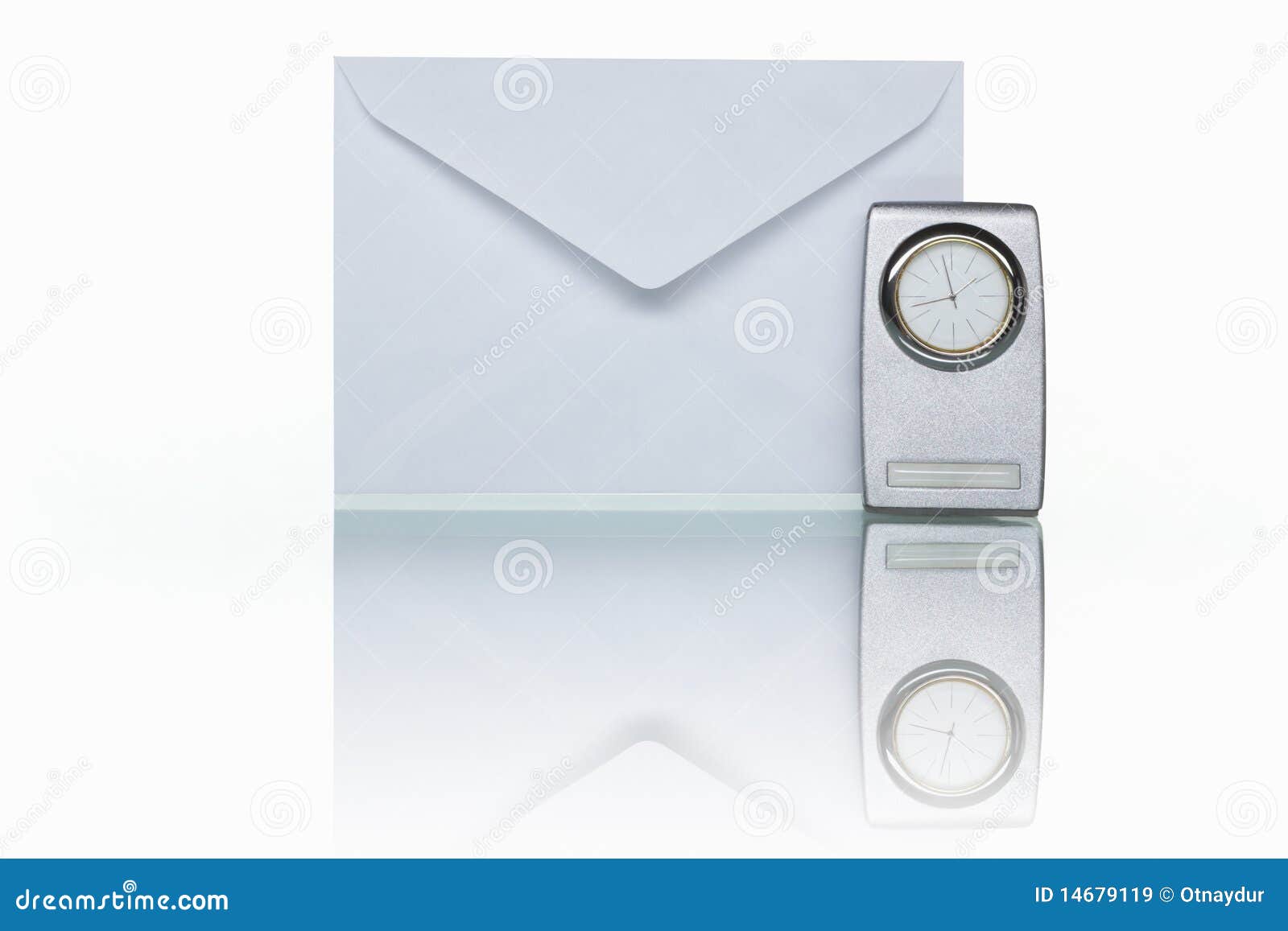 Mail and clock stock image. Image of white, appointment - 14679119