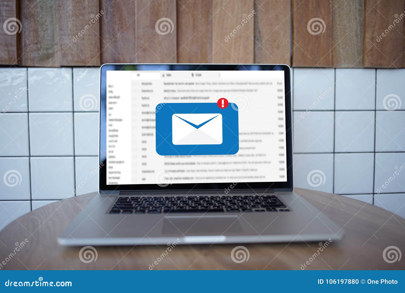 Mail Communication Connection Message To Mailing Contacts Phone Stock ...
