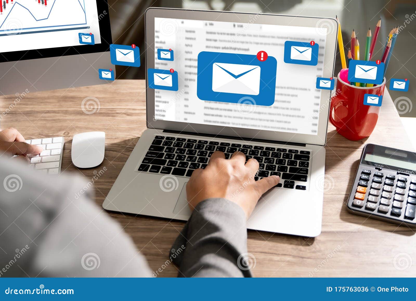 Mail Communication Connection Message To Mailing Contacts Phone Global ...