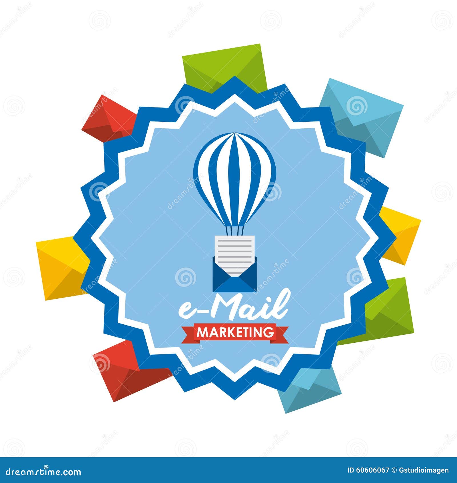 Mail concept stock vector. Illustration of balloon, correspondence ...