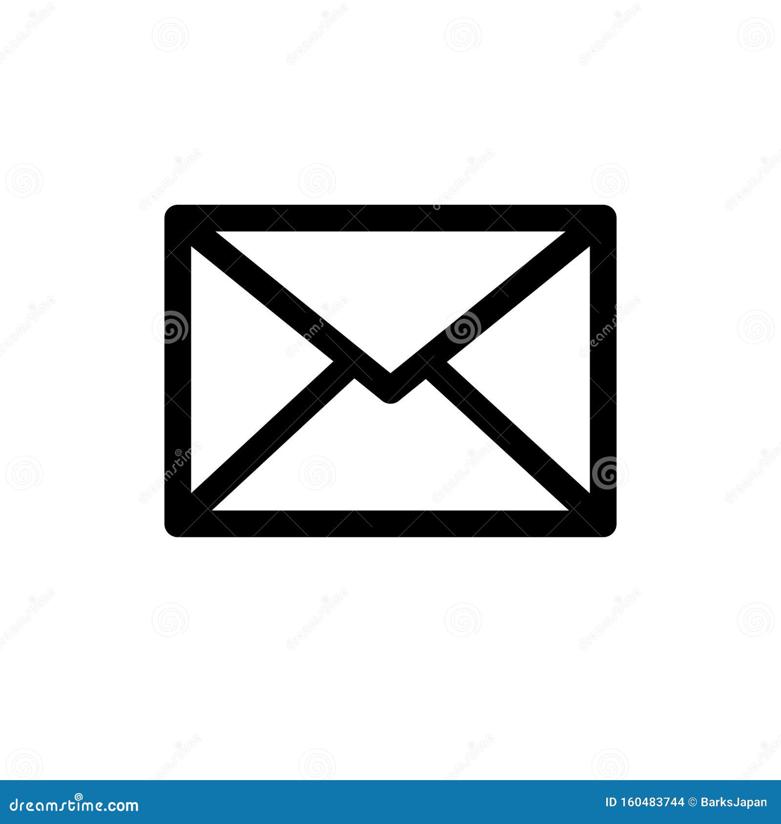 Mail / Contact / Inquiry Icon Stock Vector - Illustration of email ...