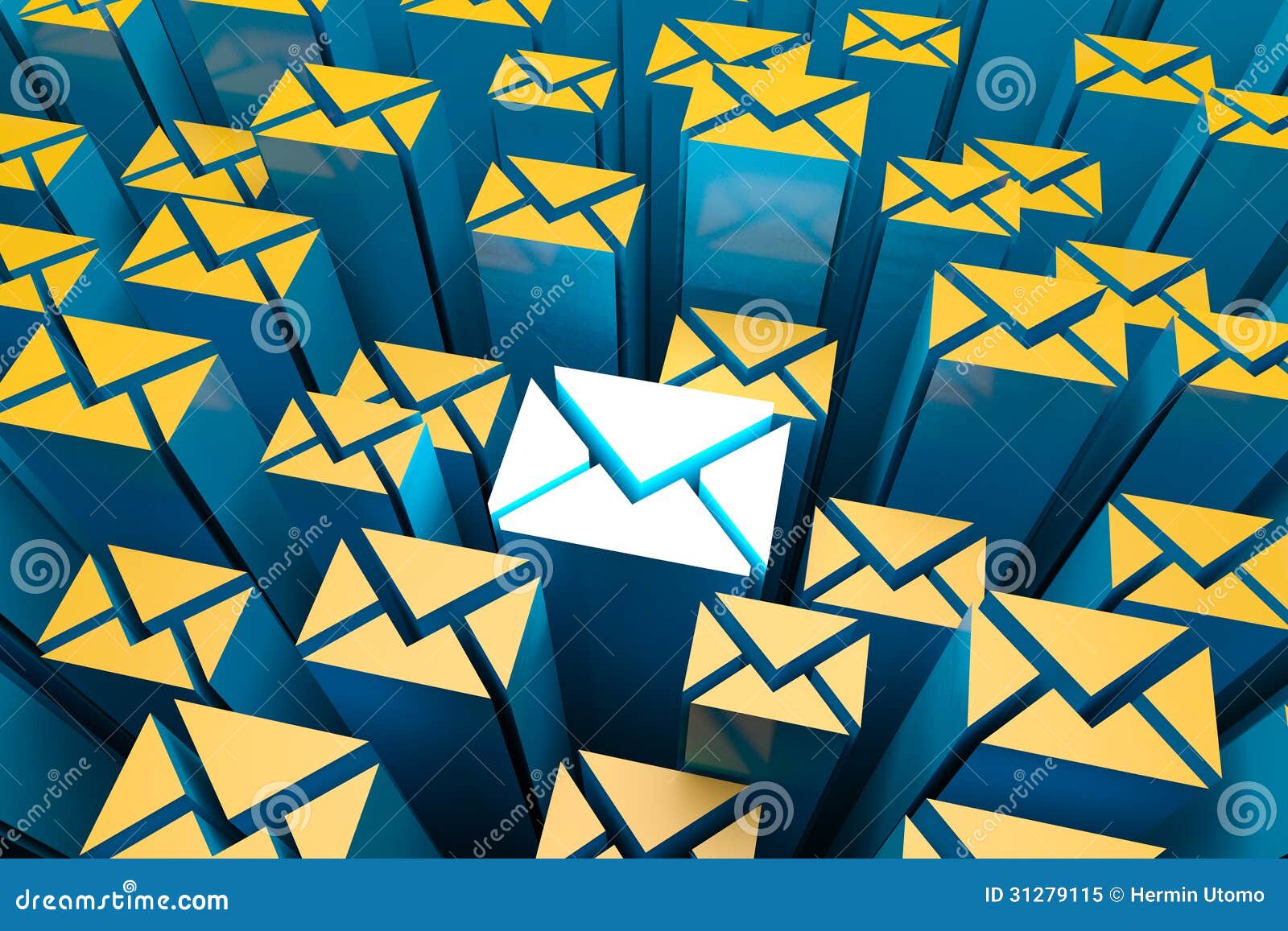 Mail 3d Background stock illustration. Illustration of download - 31279115