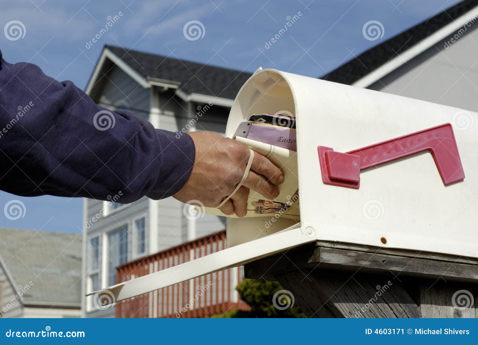 Mail Delivery stock image. Image of home, worker, envelope - 4603171