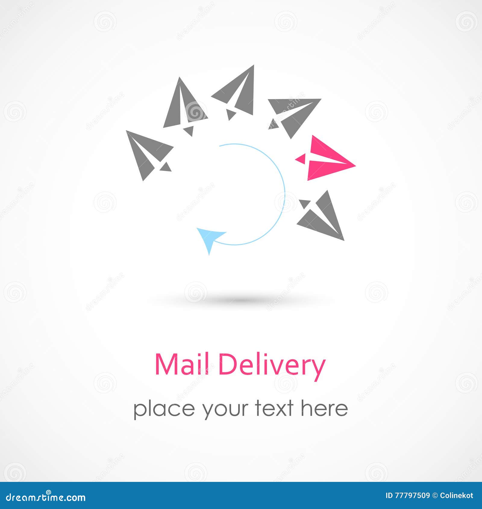 Mail Delivery Icon stock vector. Illustration of shop - 77797509
