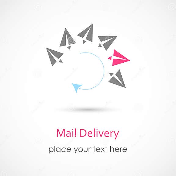 Mail Delivery Icon stock vector. Illustration of shop - 77797509