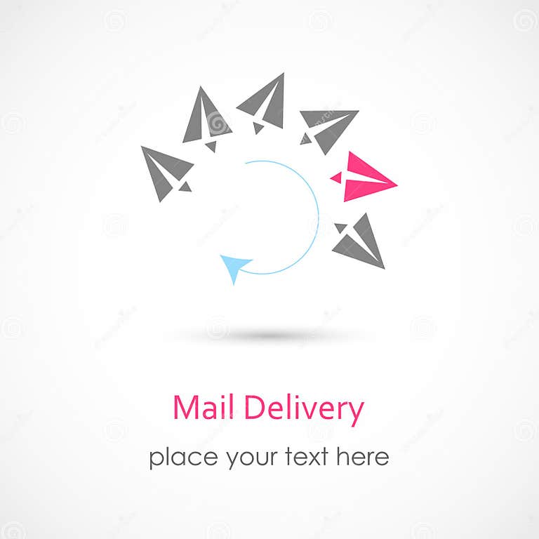 Mail Delivery Icon stock vector. Illustration of shop - 77797509