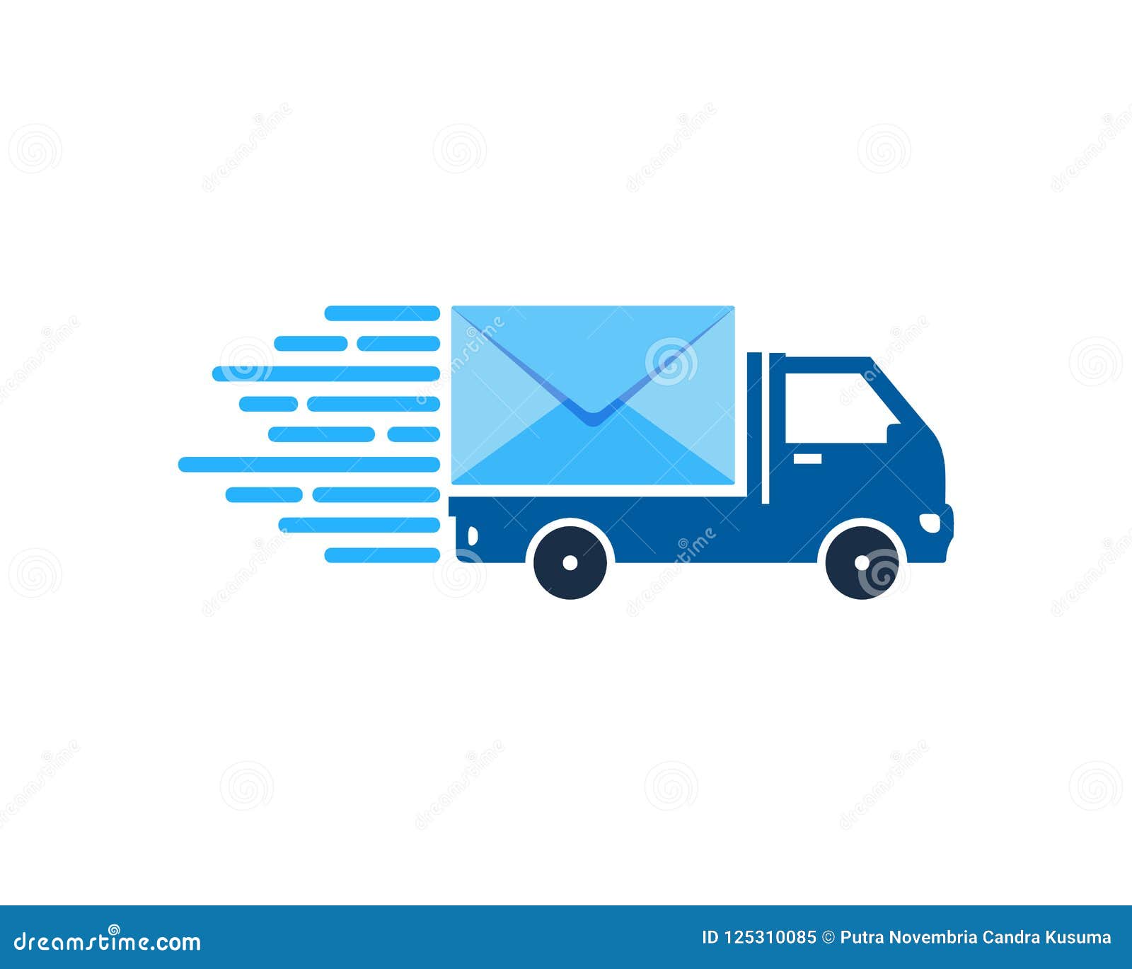 Mail Delivery Logo Icon Design Stock Vector - Illustration of express ...