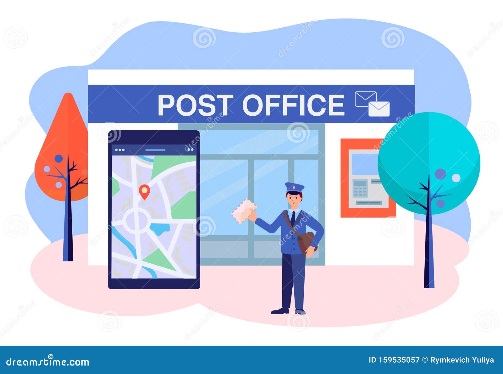 Mail Delivery Service, Geolocation Determination Using Electronic ...
