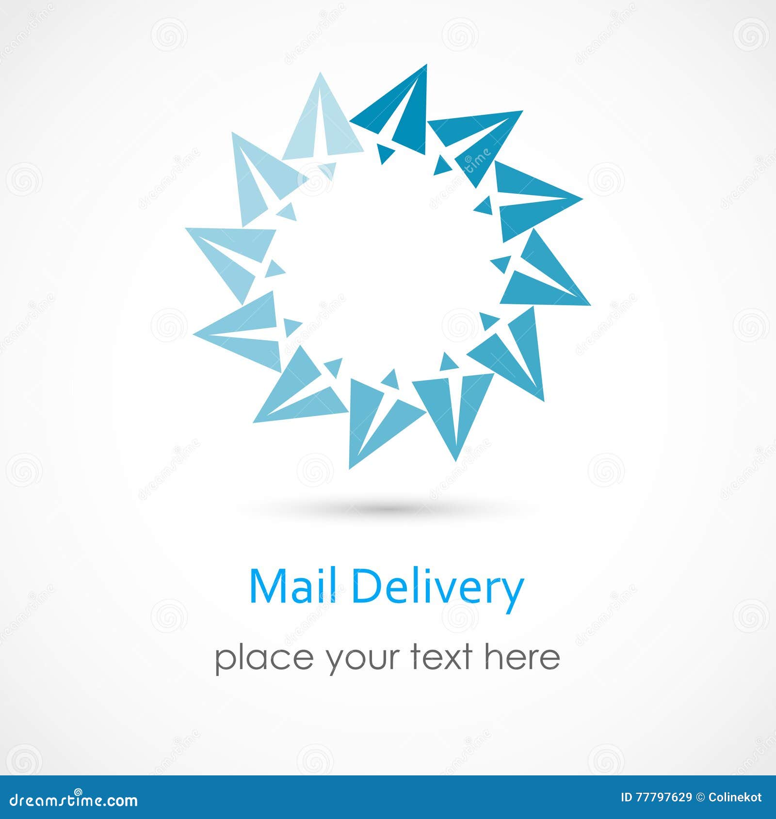 Mail Delivery stock vector. Illustration of creative - 77797629