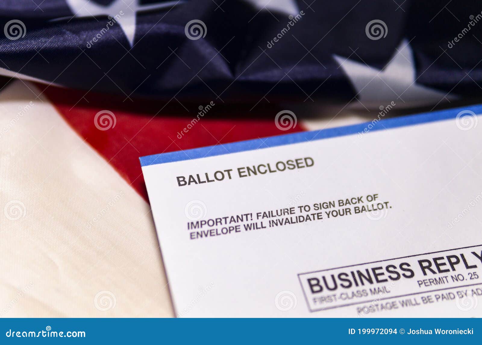 Mail in Election Ballot Envelope American Vote Stock Photo - Image of ...
