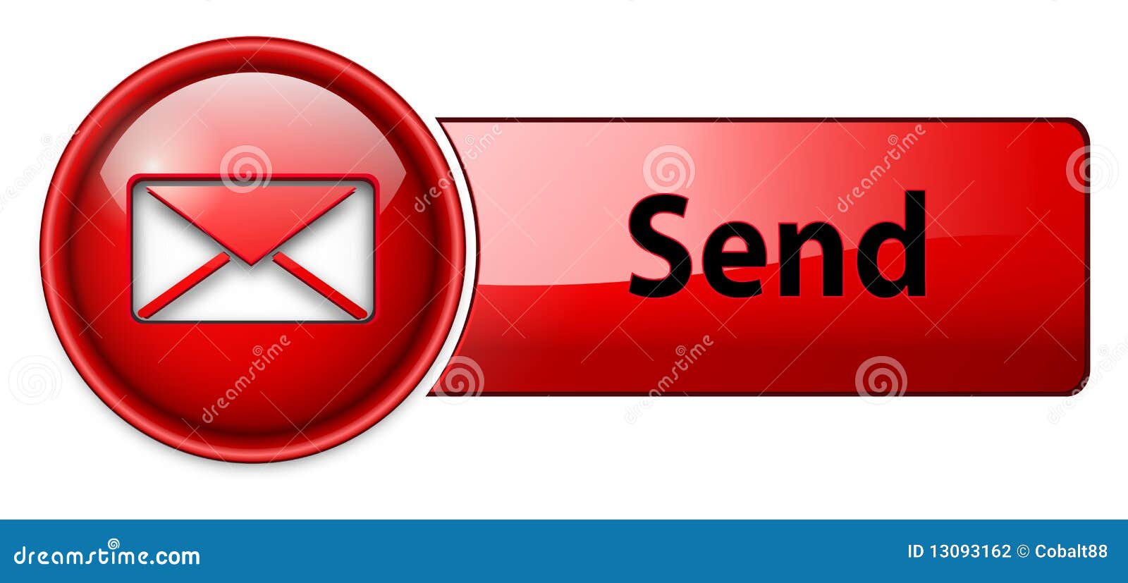 Mail, email icon, button stock vector. Illustration of ball - 13093162