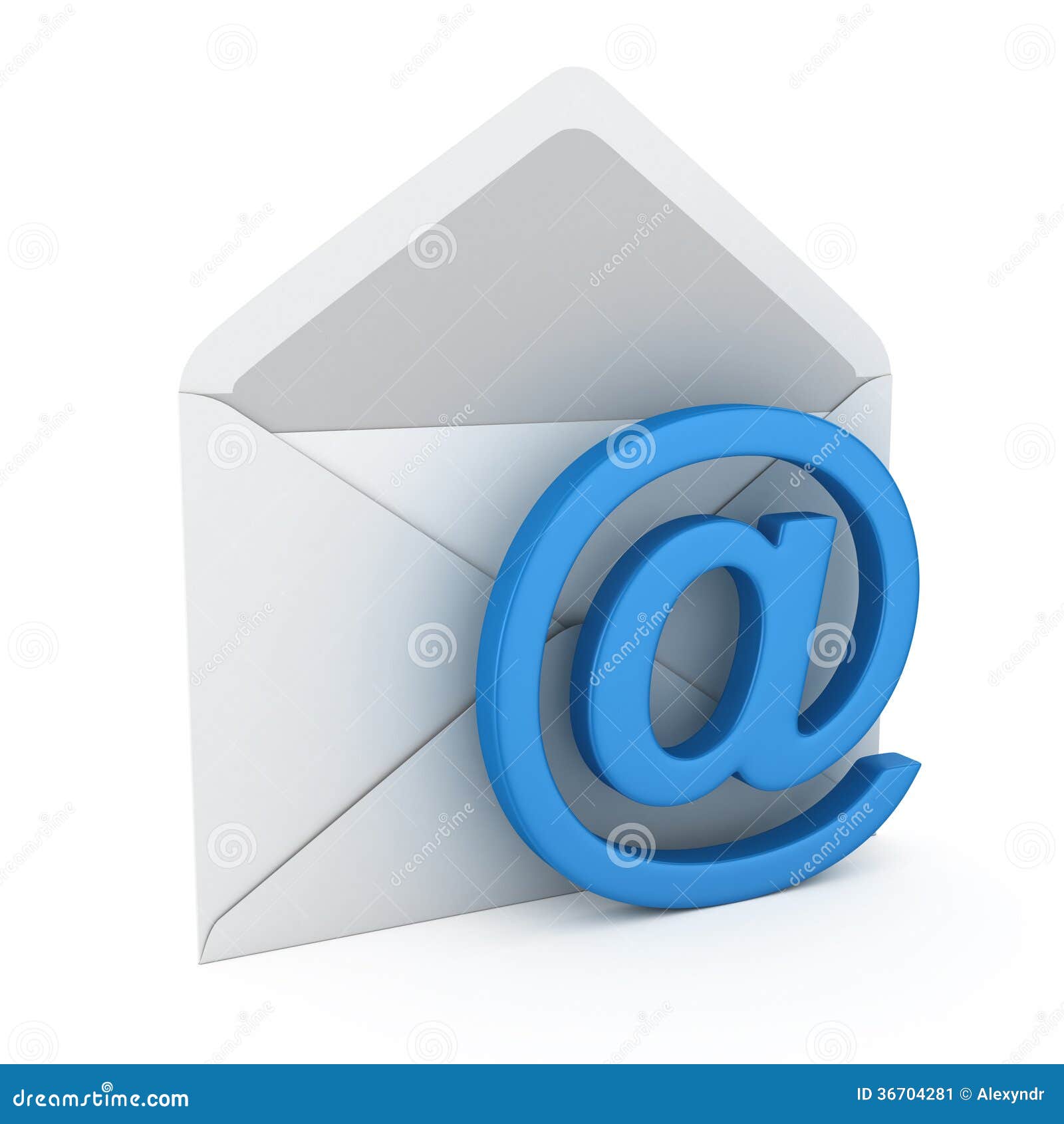 Mail with email symbol stock illustration. Illustration of mailbox ...