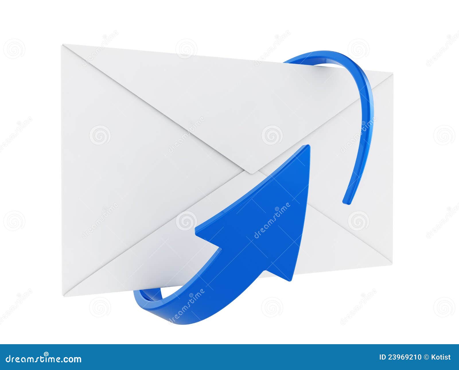 Mail envelope and arrow stock illustration. Illustration of office ...