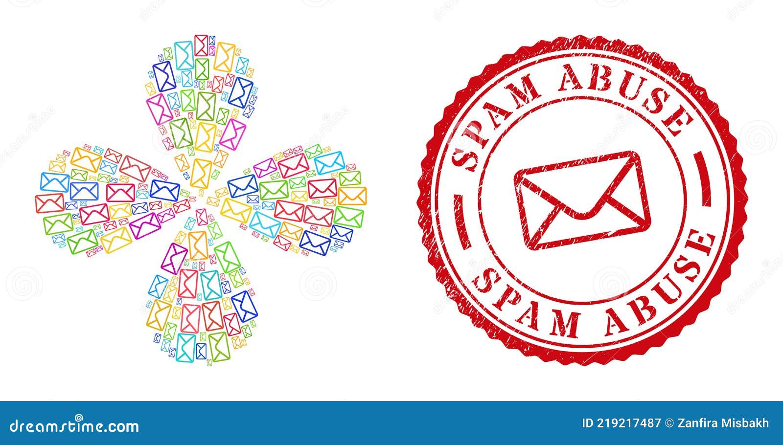 Spam Abuse Grunge Seal Stamp and Mail Envelope Colorful Rotation Twist ... Spam Abuse Grunge Seal Stamp and Mail Envelope Colorful Rotation Twist ...