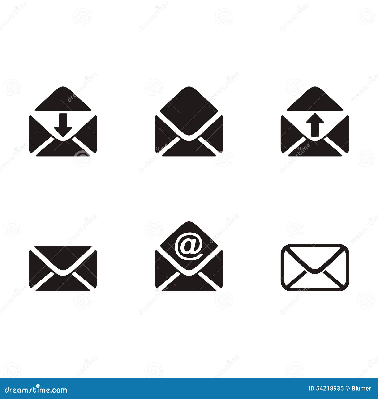 Envelope Icons Vector Illustration | CartoonDealer.com #42400002