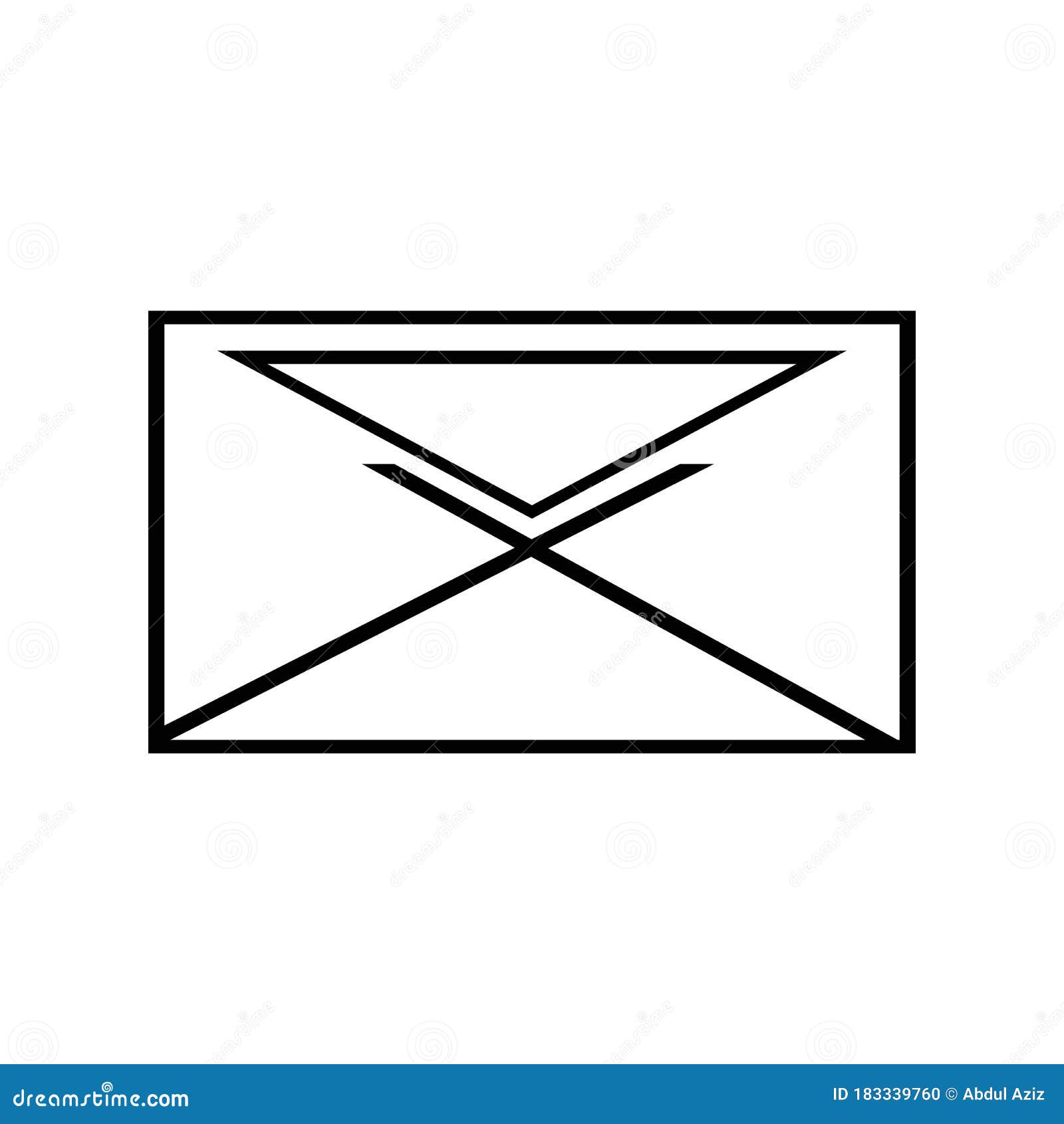 Mail, Envelope Illustration Logo Vector Stock Vector - Illustration of ...