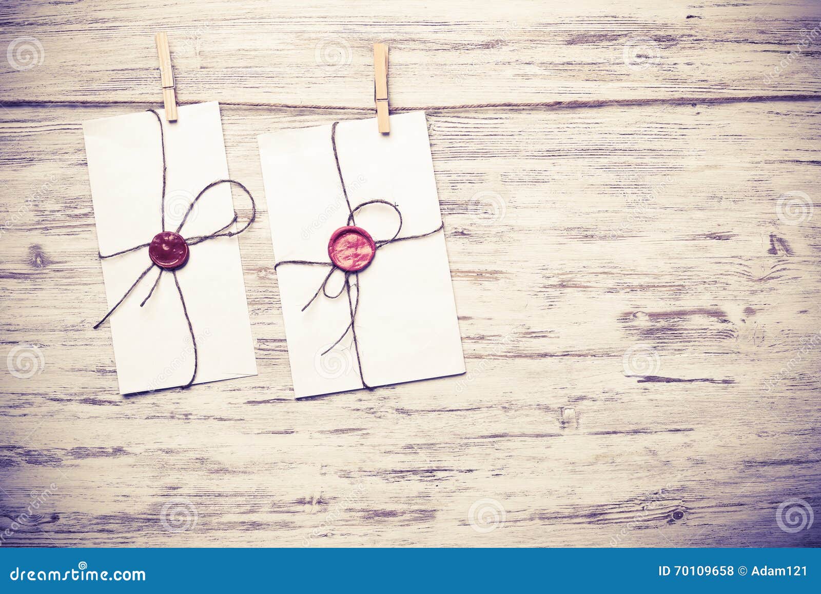 Mail envelope on rope stock photo. Image of abstract - 70109658