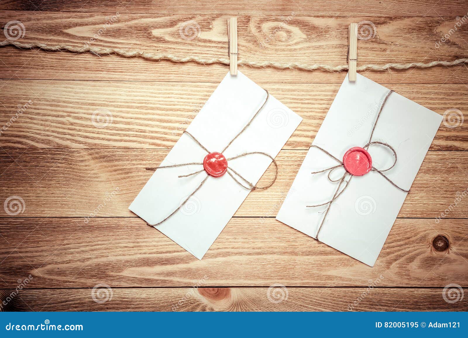 Mail envelope on rope stock image. Image of abstract - 82005195