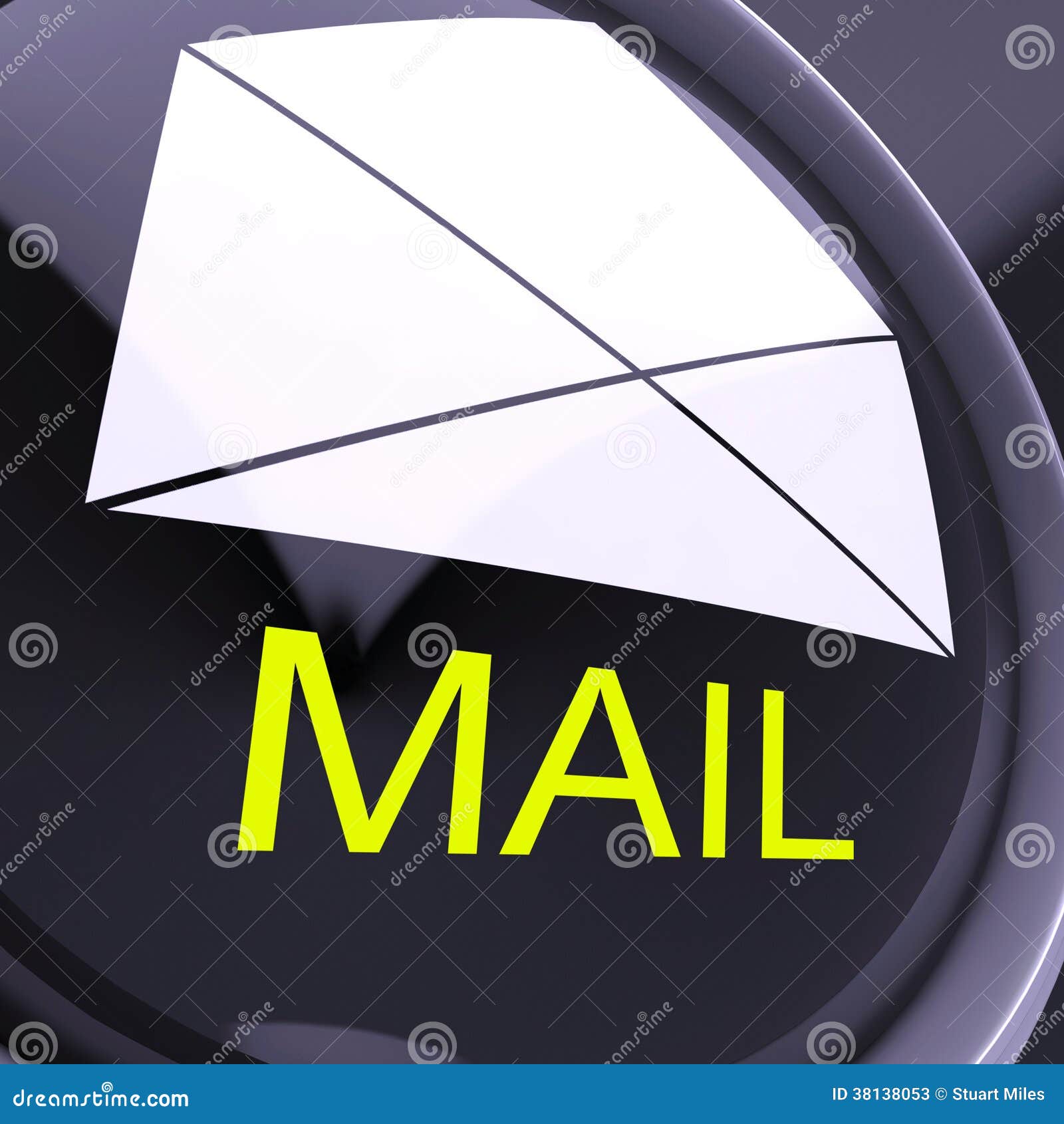 Mail Envelope Shows Sending and Receiving Message or Goods Stock ...