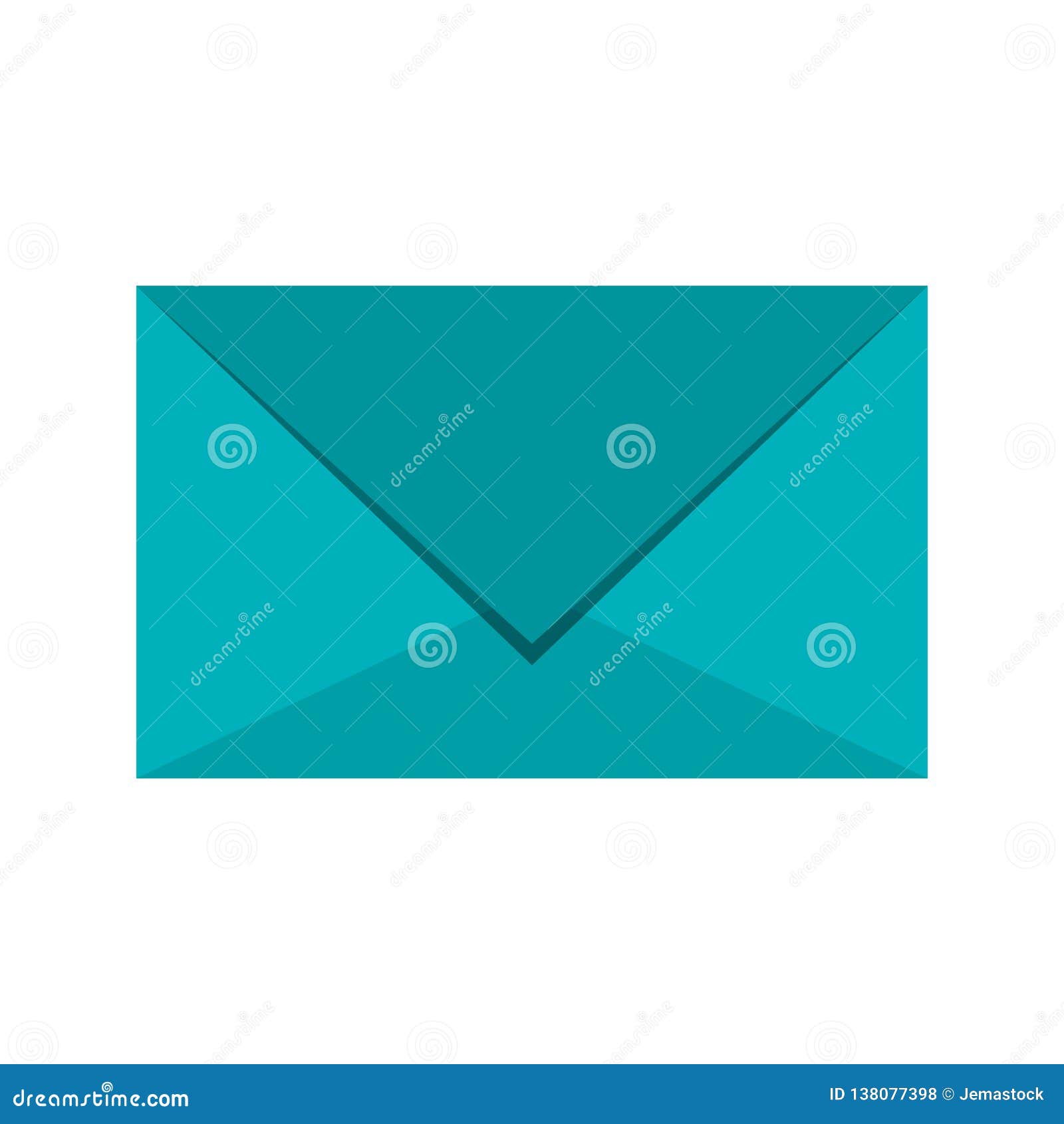 Mail envelope symbol stock vector. Illustration of website - 138077398