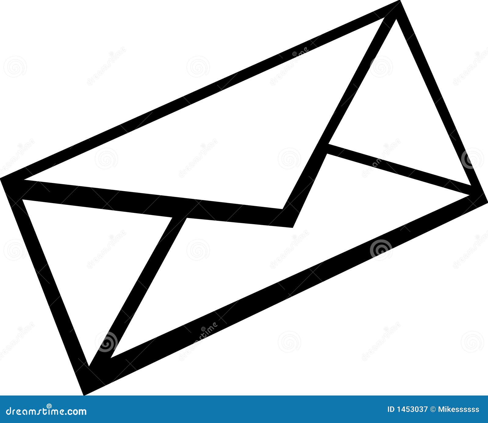 Mail Envelope Vector Illustration Stock Vector - Illustration of ...