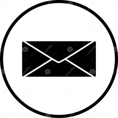 Mail Envelope Vector Symbol Stock Vector - Illustration of email ...