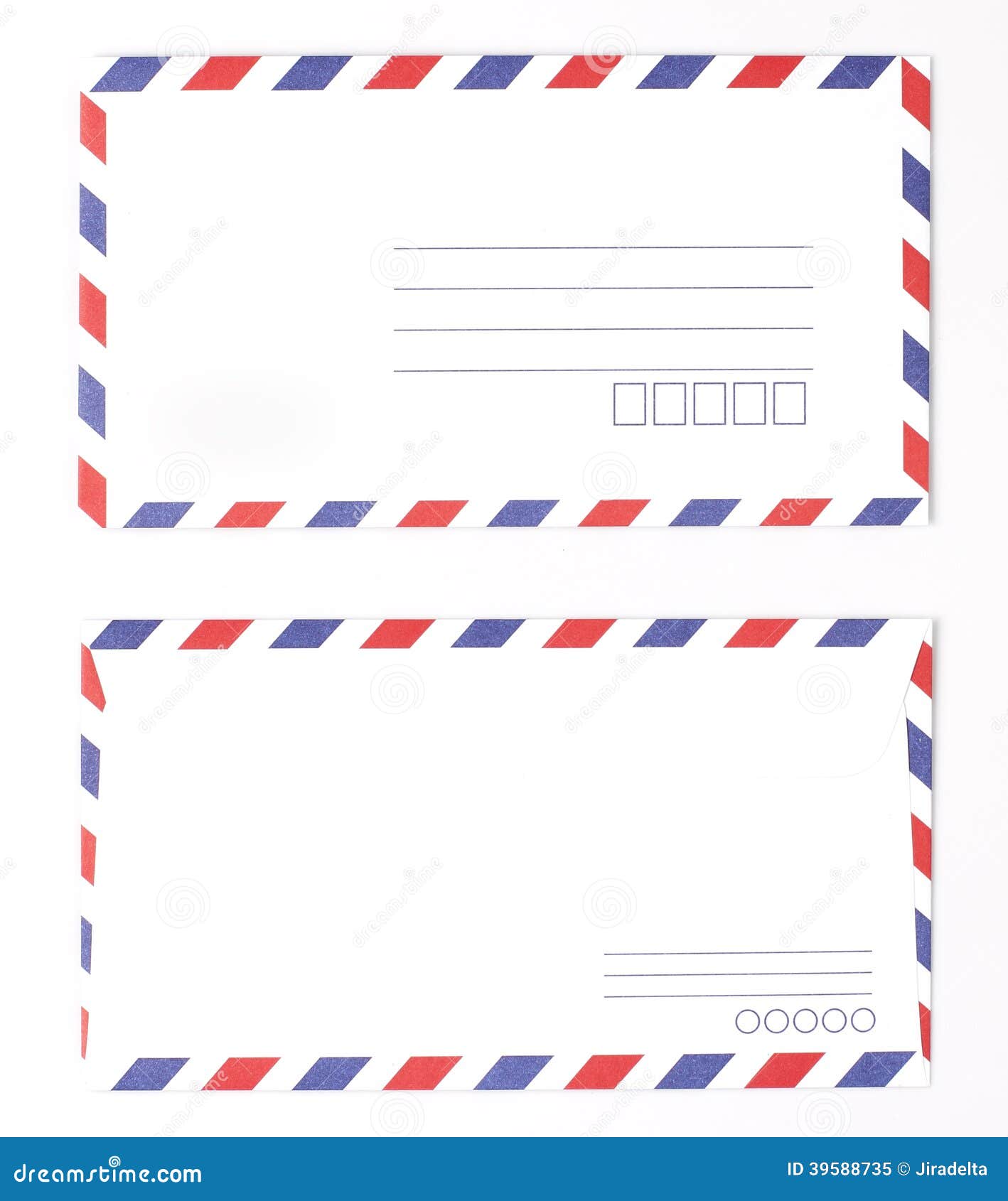 Mail Envelope on White Background Stock Image - Image of background ...