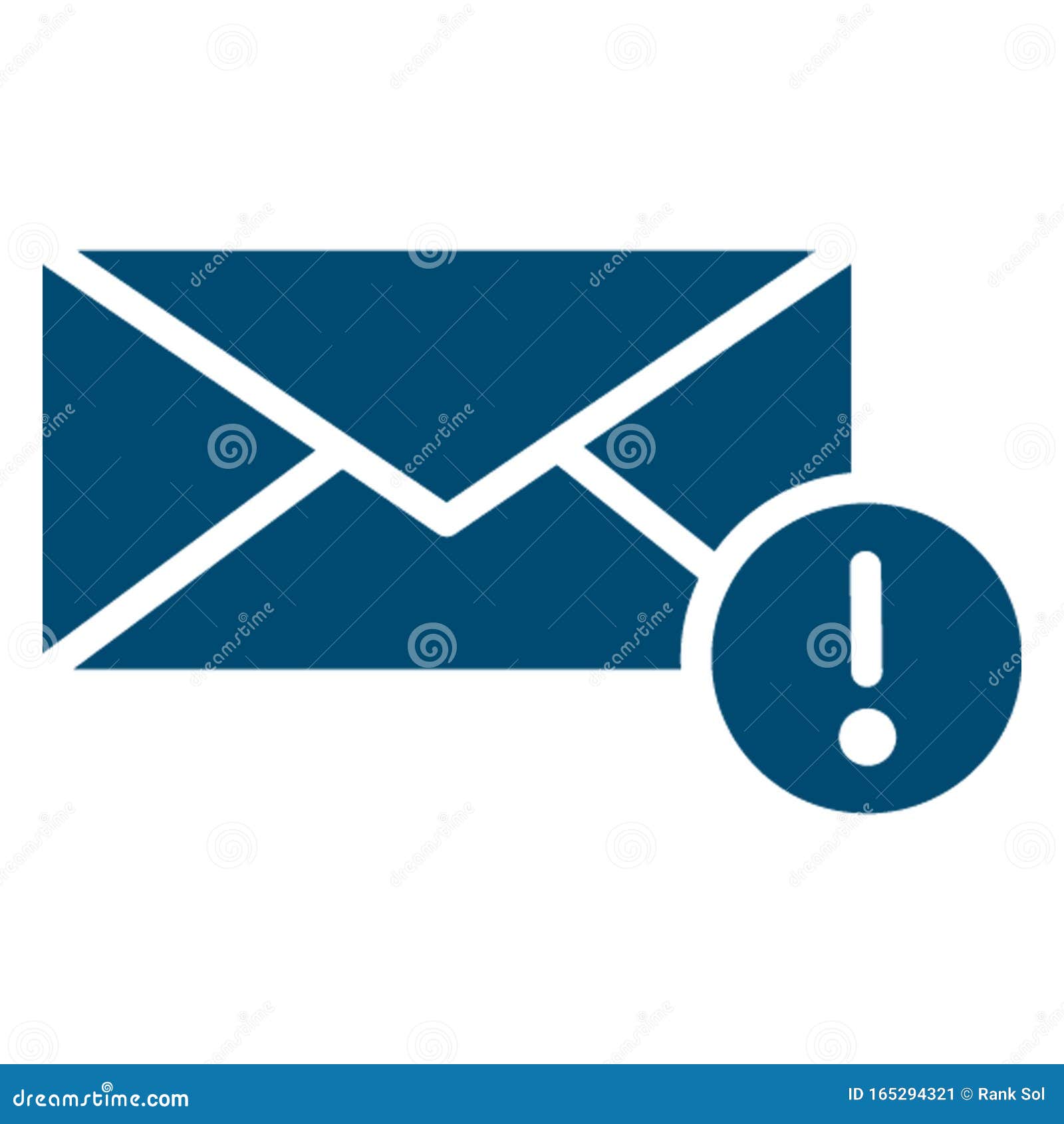Mail Error, Message Error Isolated Vector Icon Which Can Easily Modify ...