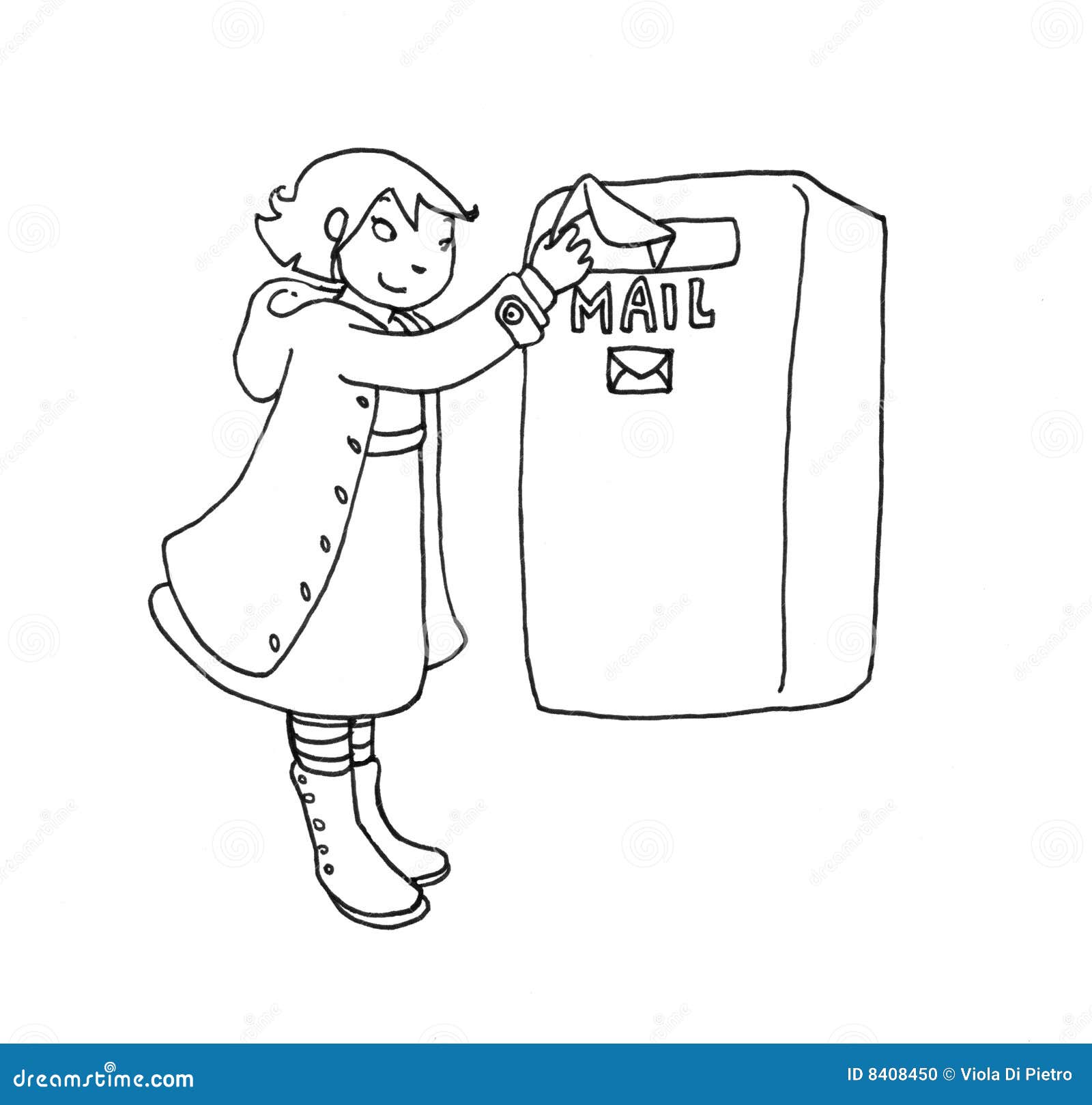 Girl Mailing Stock Illustrations – 341 Girl Mailing Stock Illustrations ...