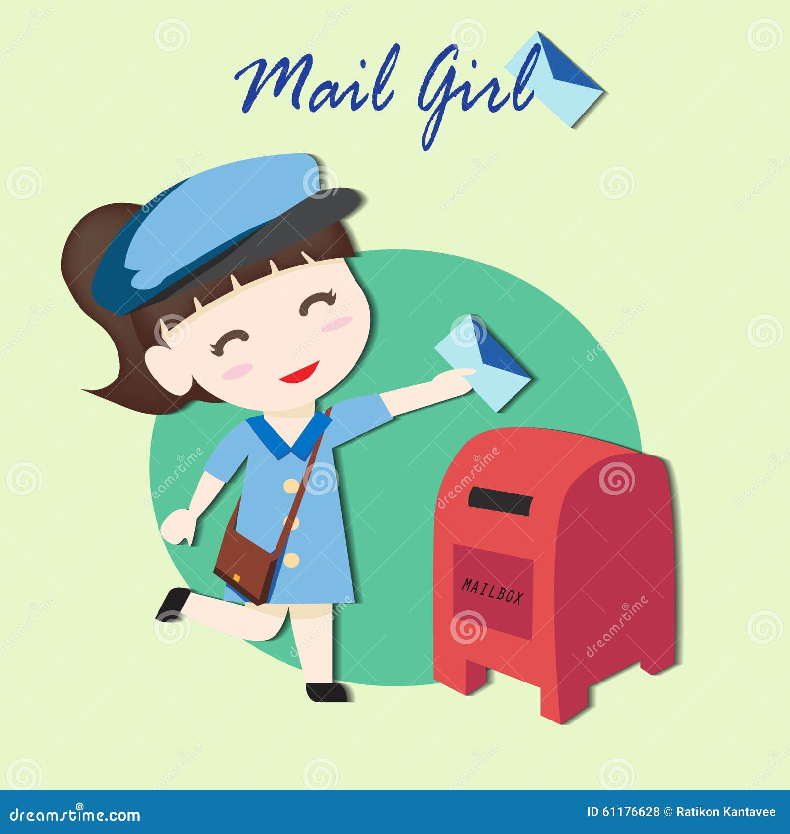 Mail Girl Stock Illustrations – 4,484 Mail Girl Stock Illustrations ...