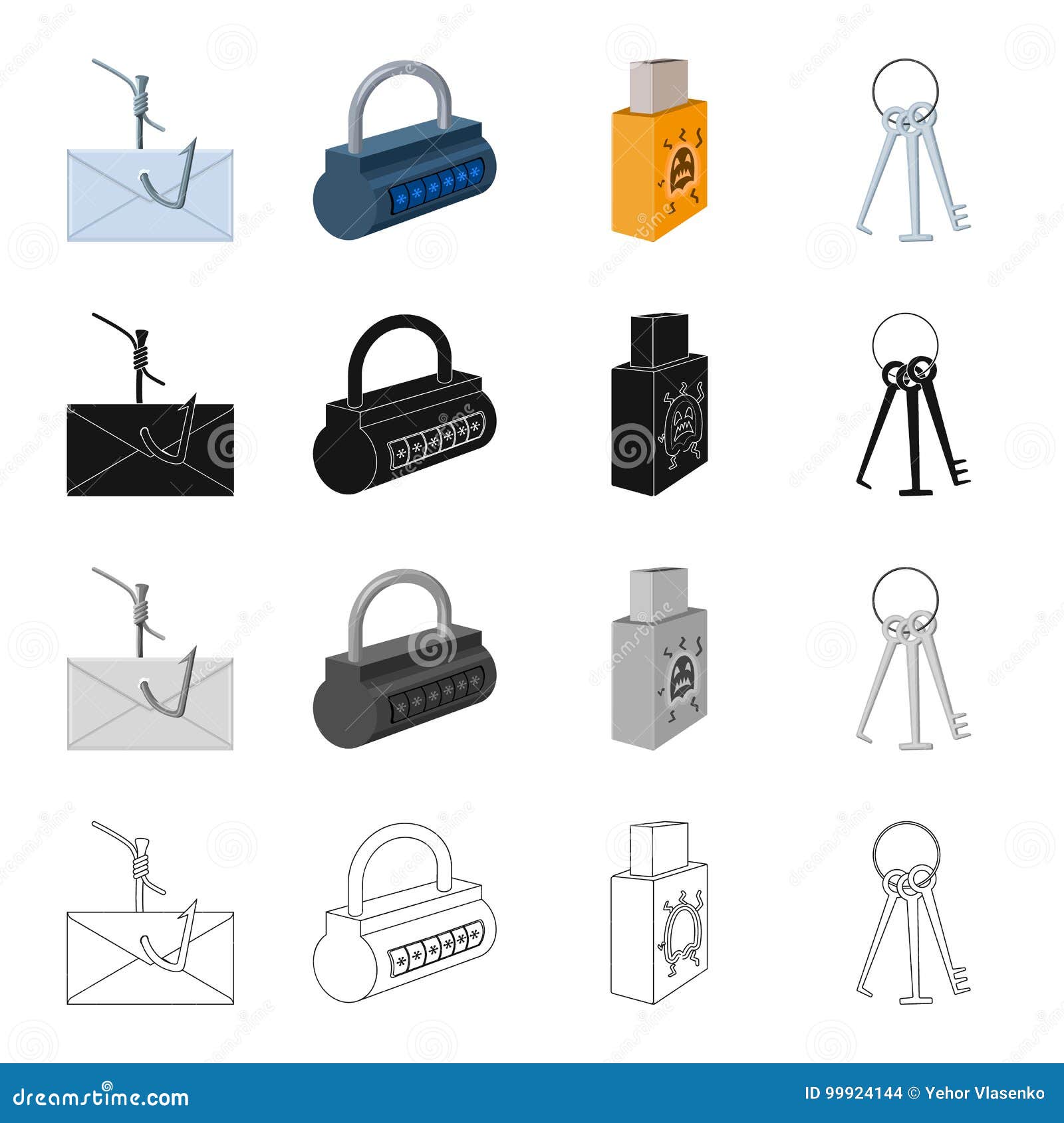 Code Master Cyborg - A Robot Coding At An Office Keyboard Royalty-Free ...