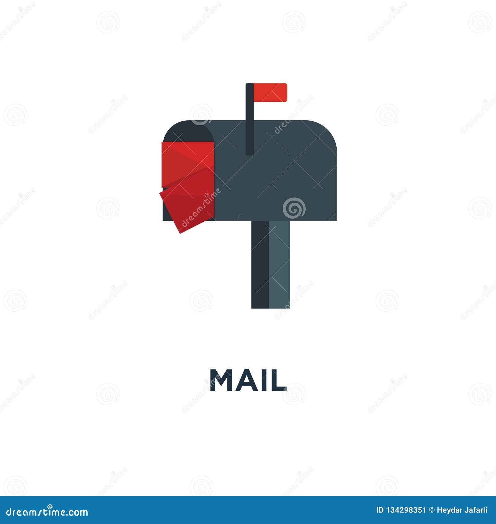 Mail Icon. Email Concept Symbol Design, Send Message Sign Vector Stock ...