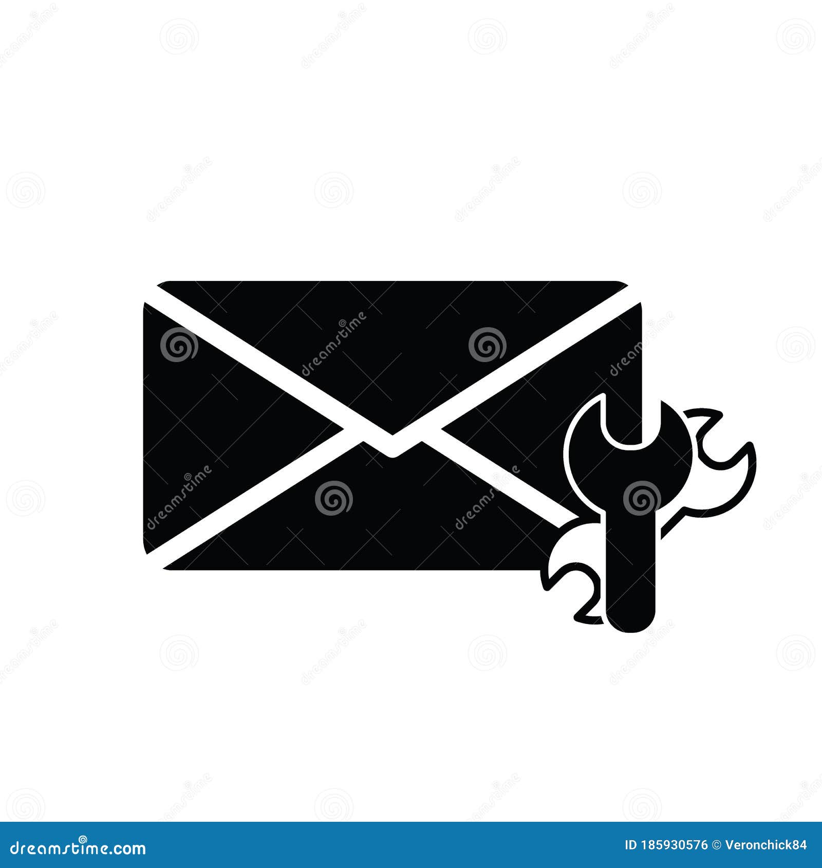 Mail icon. the envelope stock vector. Illustration of contact - 185930576 Mail icon. the envelope stock vector. Illustration of contact - 185930576