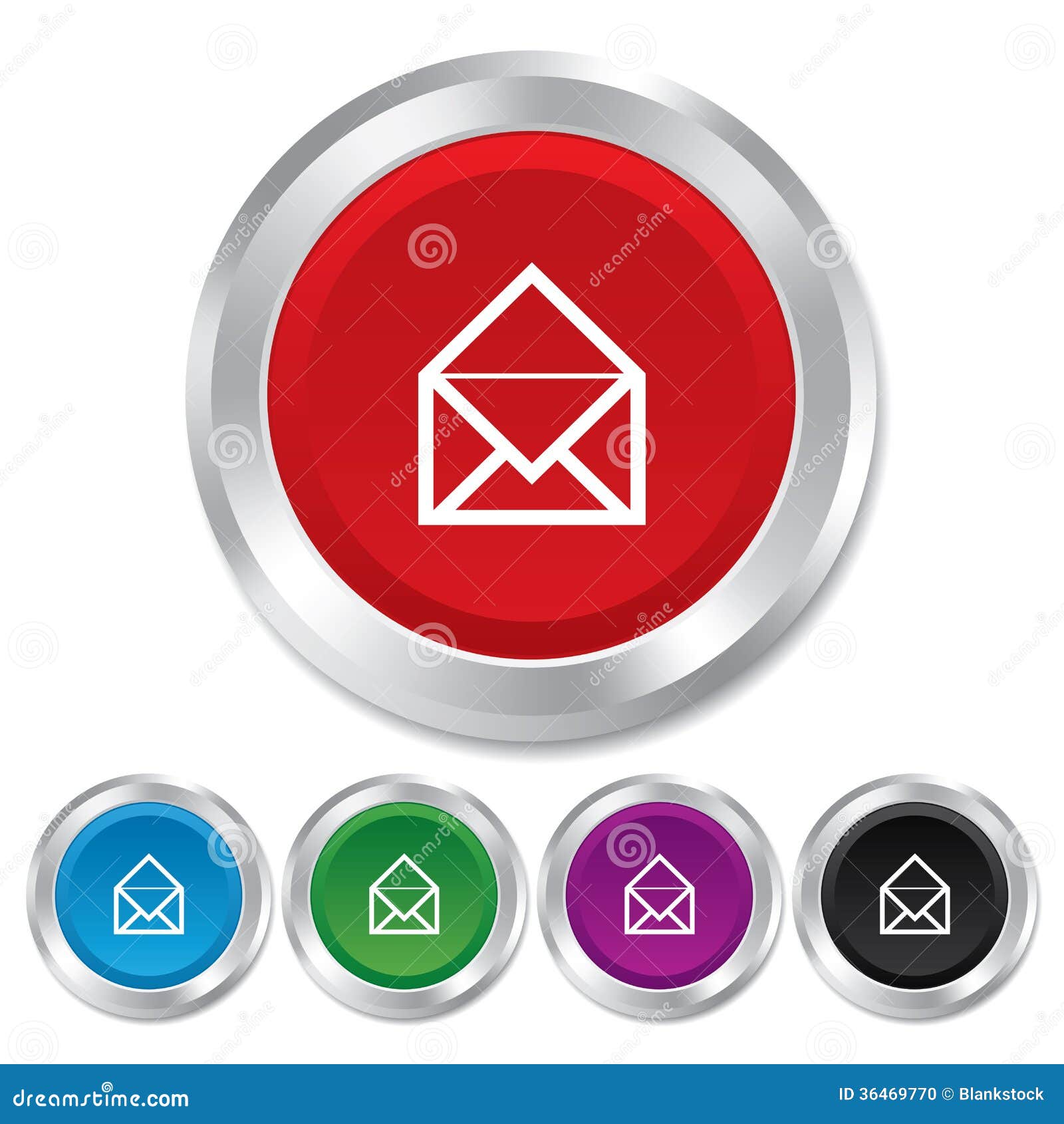 Mail Icon. Envelope Symbol. Message Sign Stock Vector - Illustration of ...