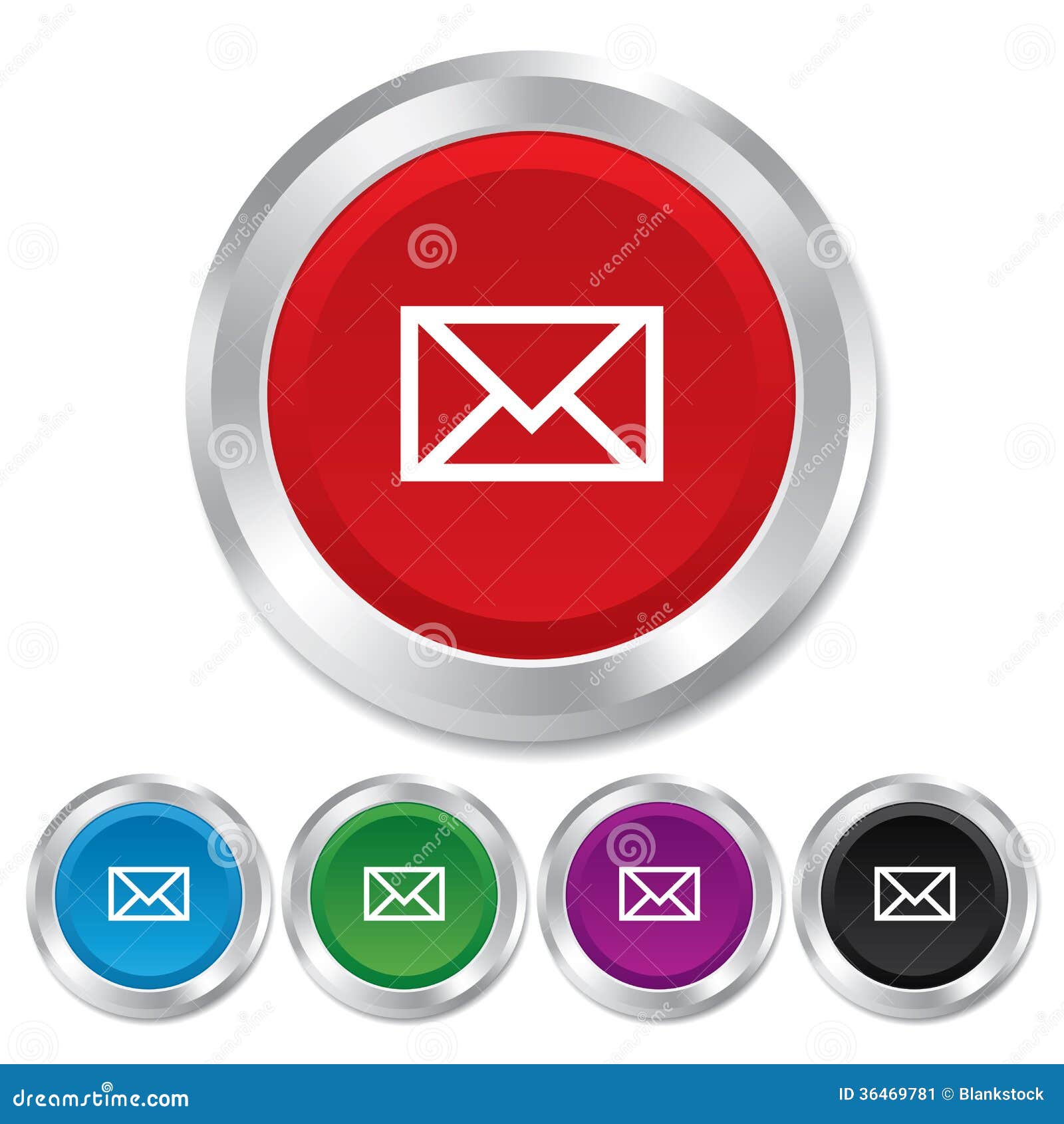 Mail Icon. Envelope Symbol. Message Sign Stock Vector - Illustration of ...