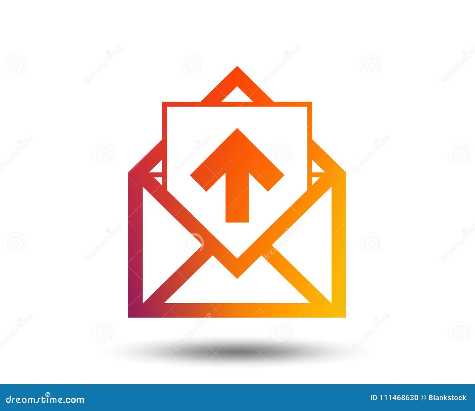Mail Icon. Envelope Symbol. Outbox Message Sign. Stock Vector ...