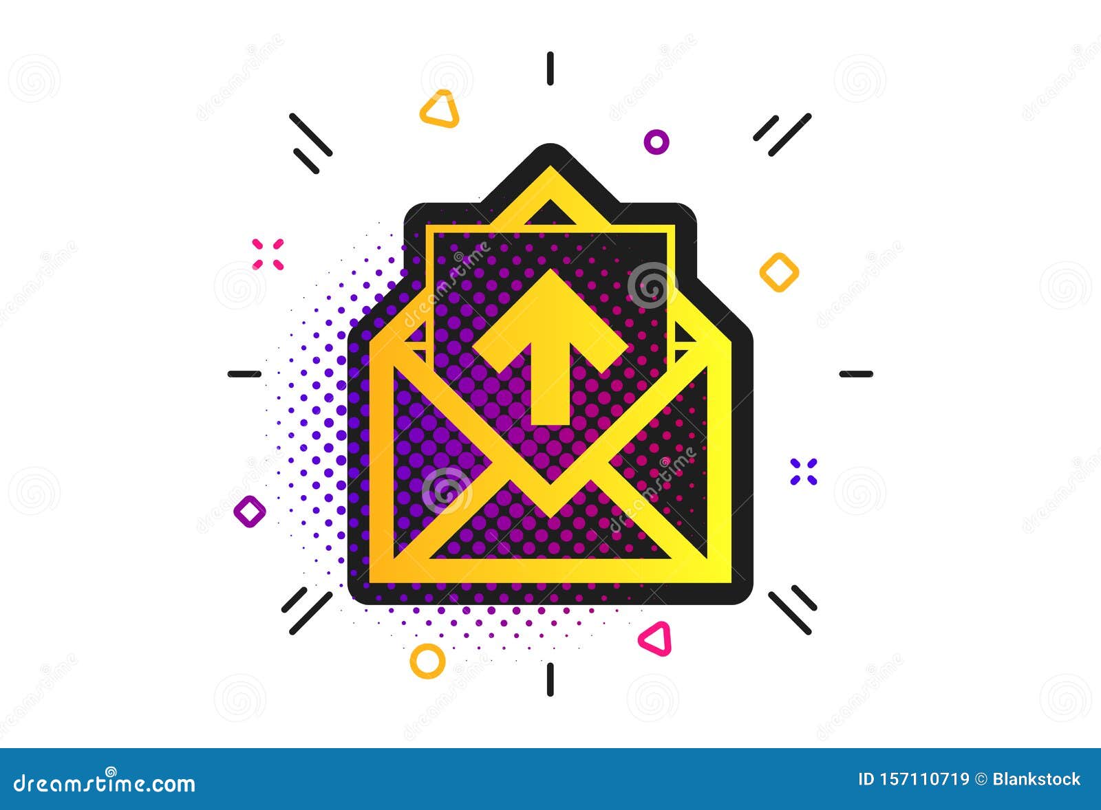 Mail Icon. Envelope Symbol. Outbox Message Sign. Vector Stock Vector ...