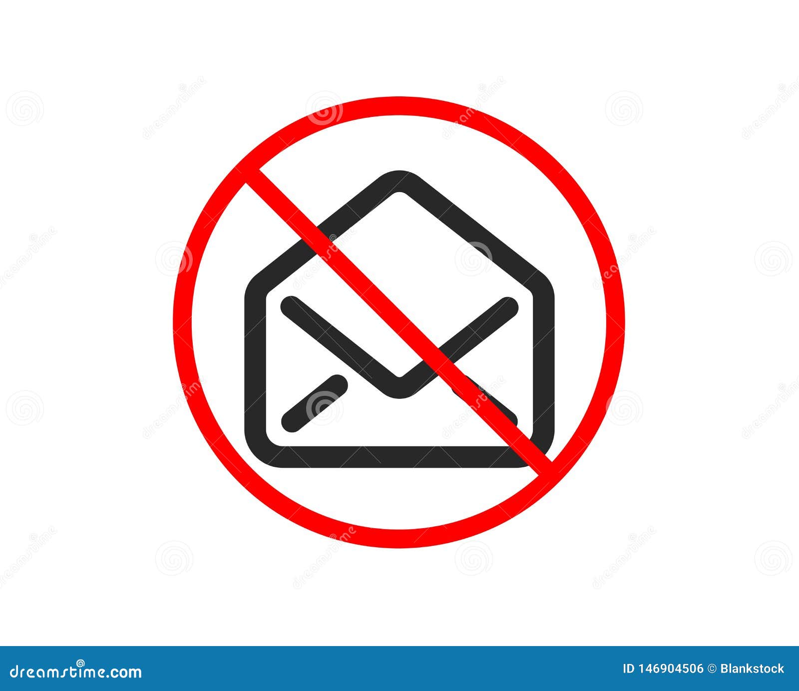 Mail Icon. Message Correspondence Sign. Vector Stock Vector ...