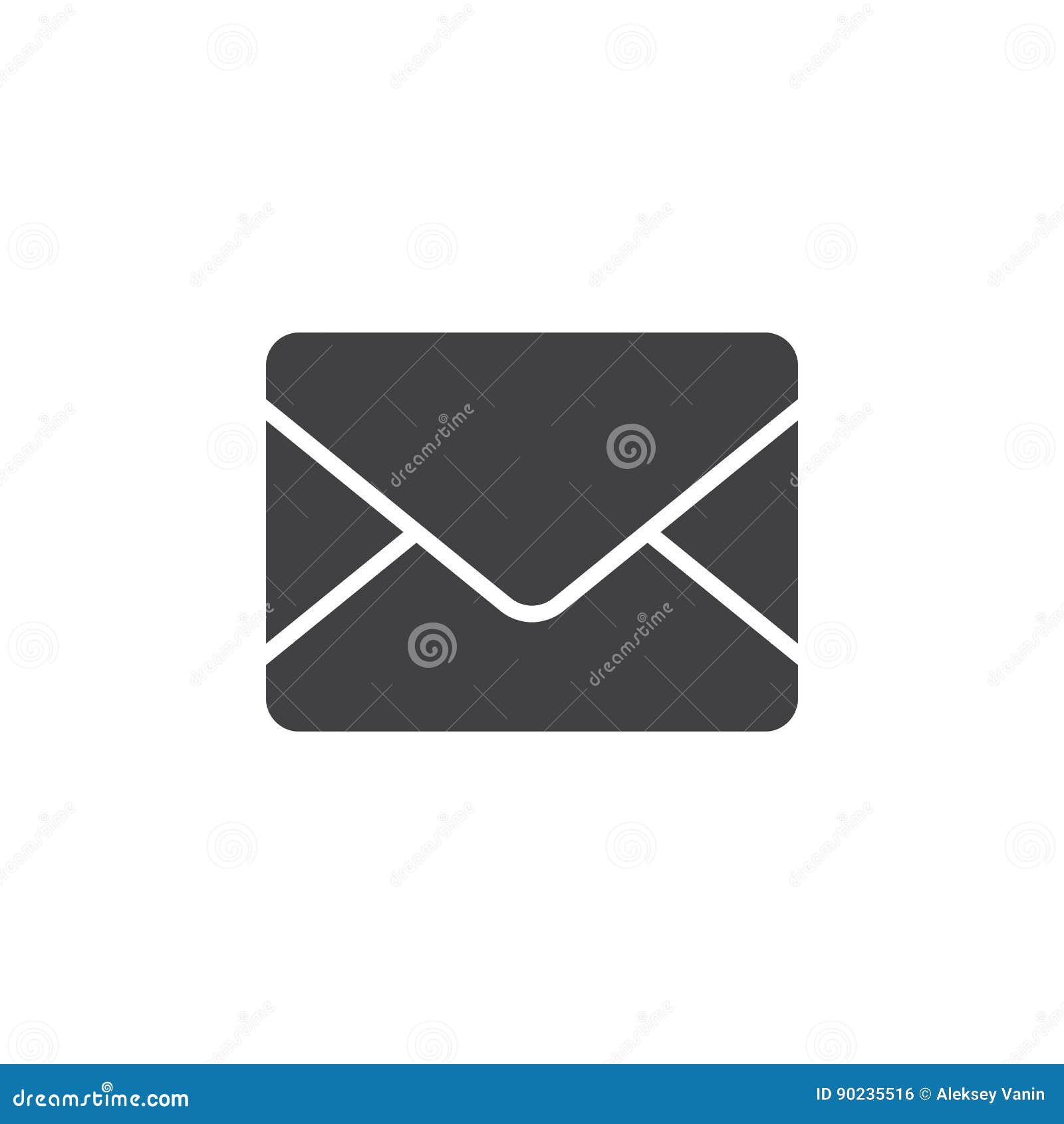 Mail Icon , Message Solid Logo Illustration, Envelope Pict Stock ...